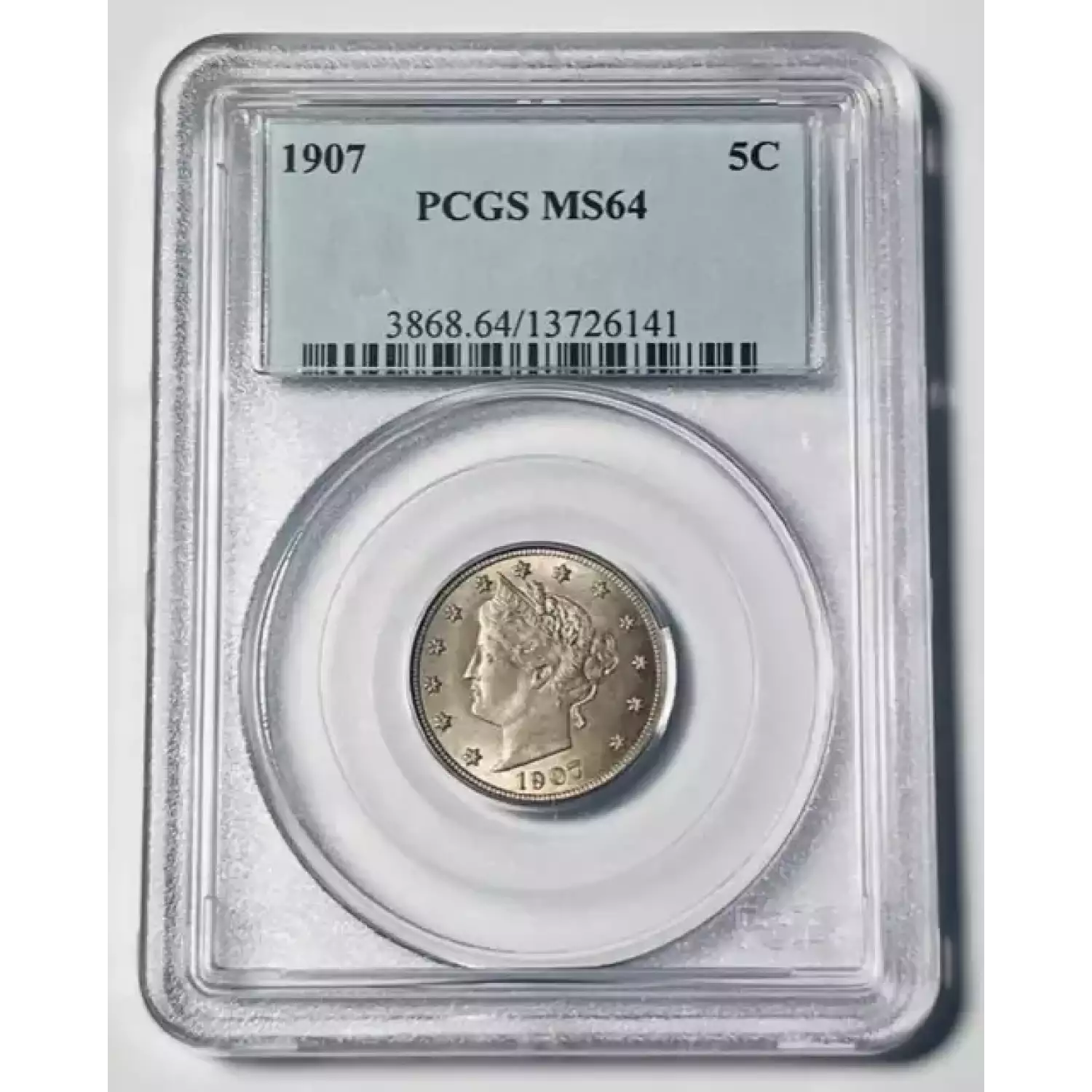 1907 Liberty Head Nickel PCGS MS-64 - Bob Paul Rare Coins