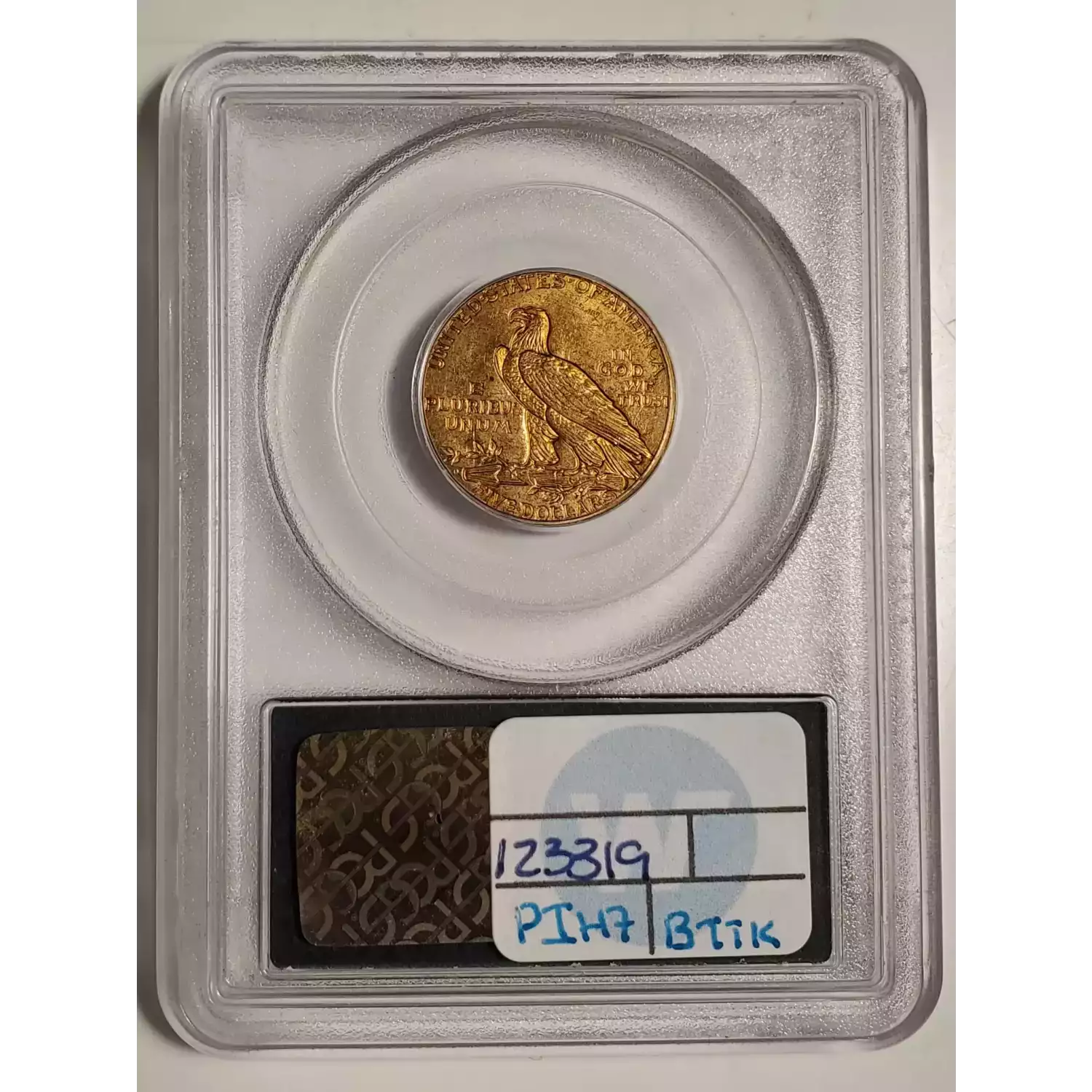 1908-D Gold Half Eagles $5 Indian Head PCGS MS-63 (OGH - Old Green Holder) - Bob Paul Rare Coins