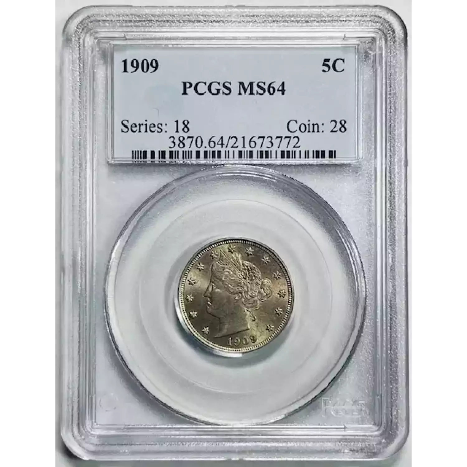 1909 Liberty Head Nickel PCGS MS-64 - Bob Paul Rare Coins