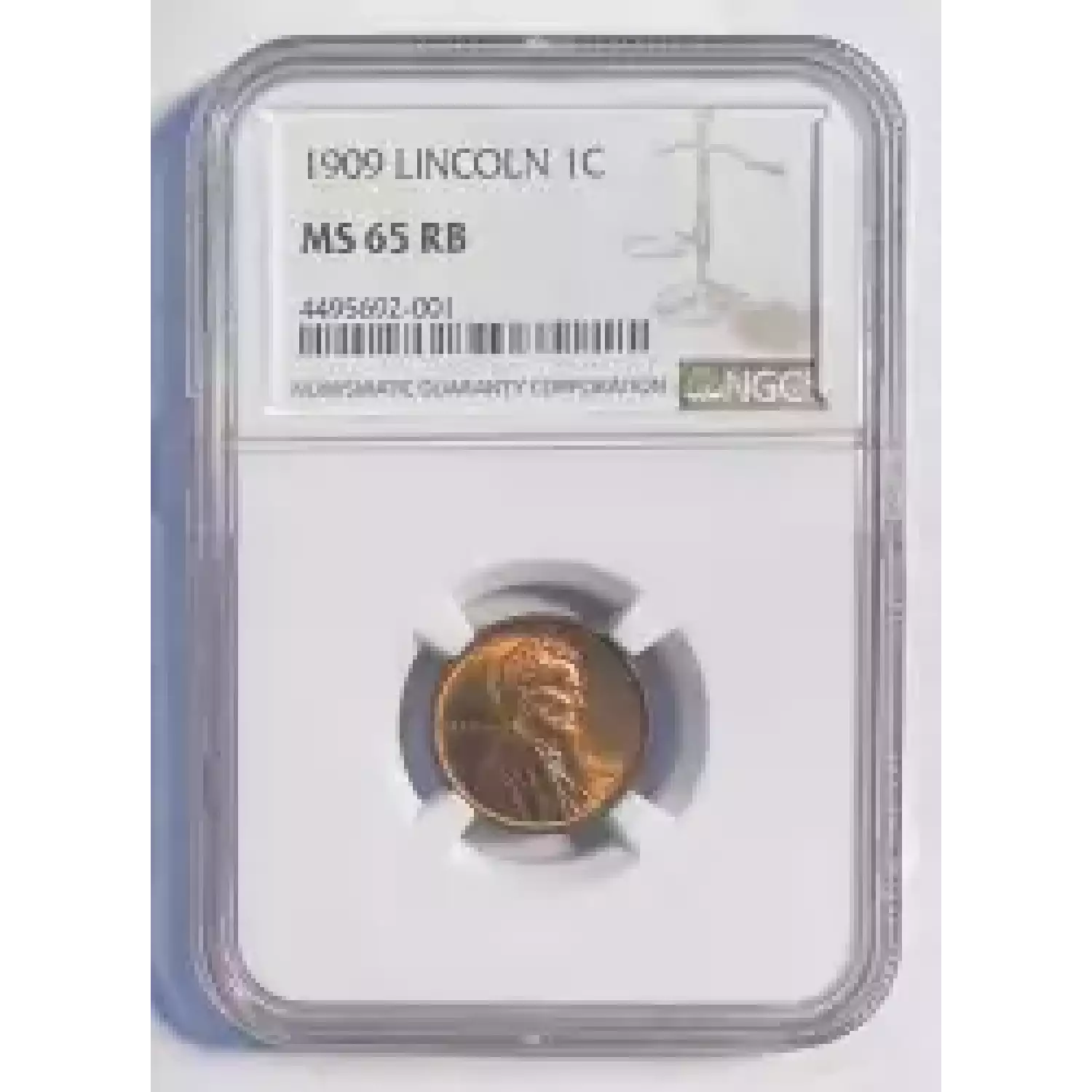 1909 Small Cents Lincoln, Wheat Ears Reverse NGC MS-65 RB - Bob Paul ...
