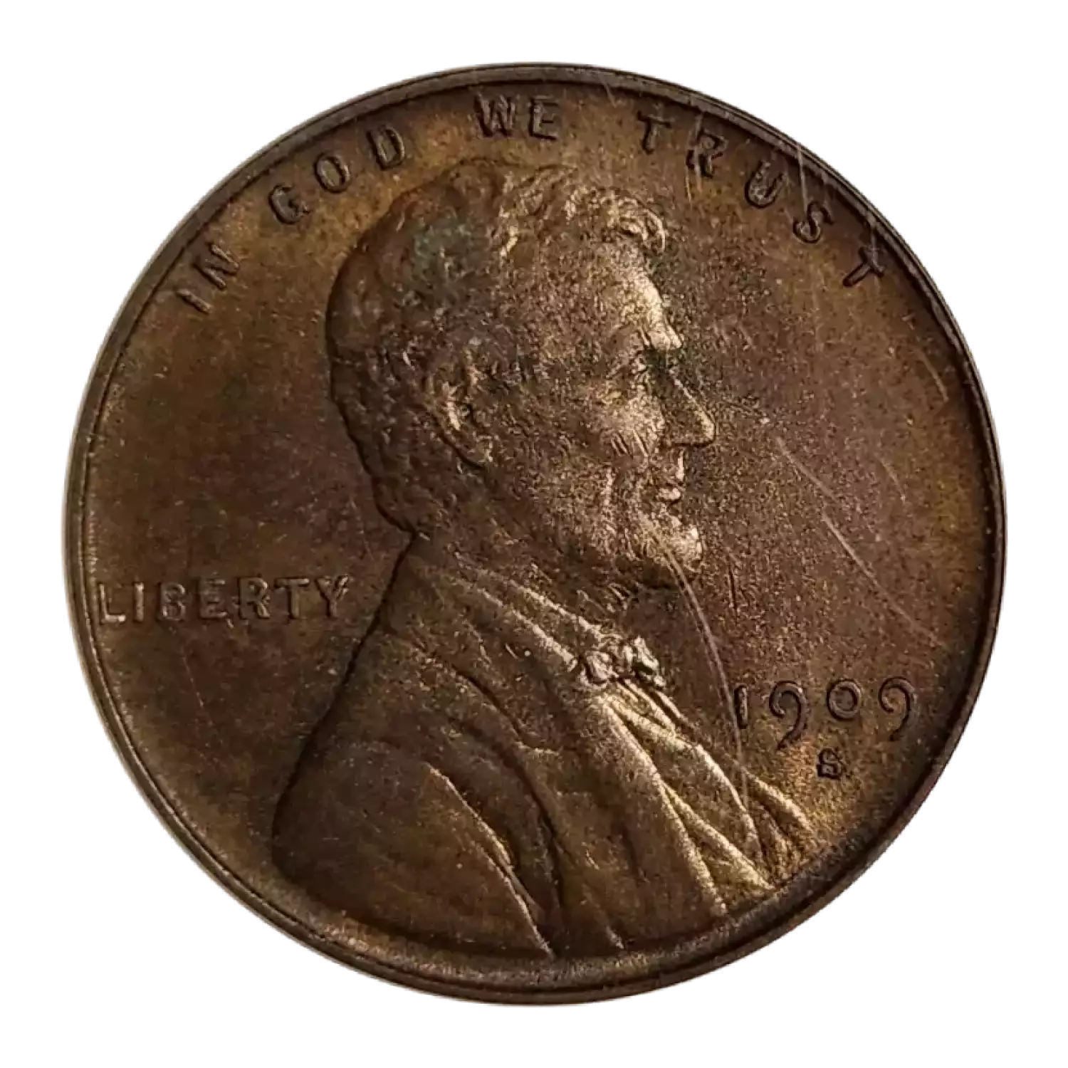 1909-S VDB Small Cents Lincoln, Wheat Ears Reverse PCGS MS-62 BN - OLD GREEN HOLDER - OGH - Bob ...