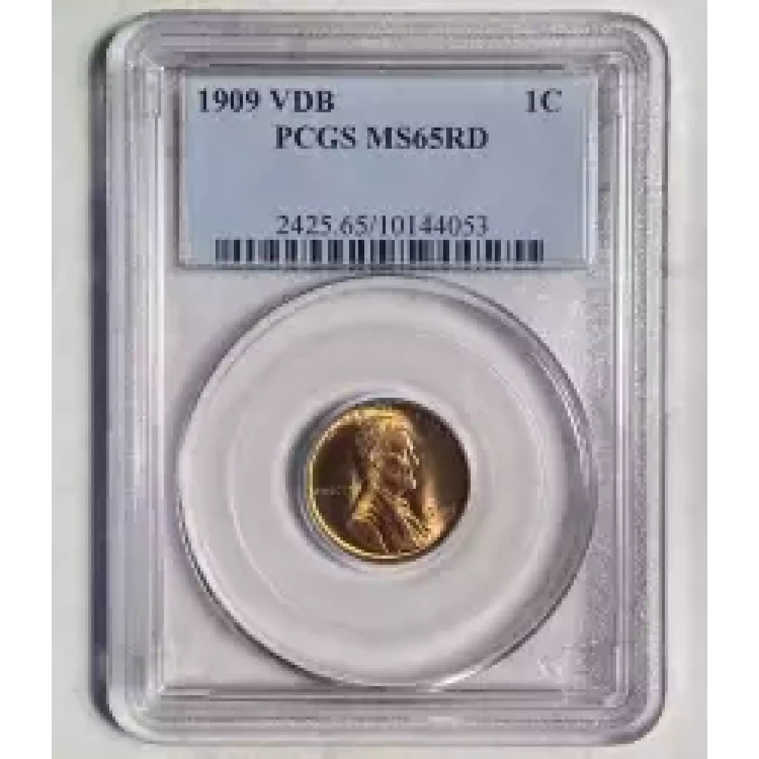 1909 Small Cents Lincoln, Wheat Ears Reverse PCGS MS-65 RD - Bob Paul Rare Coins