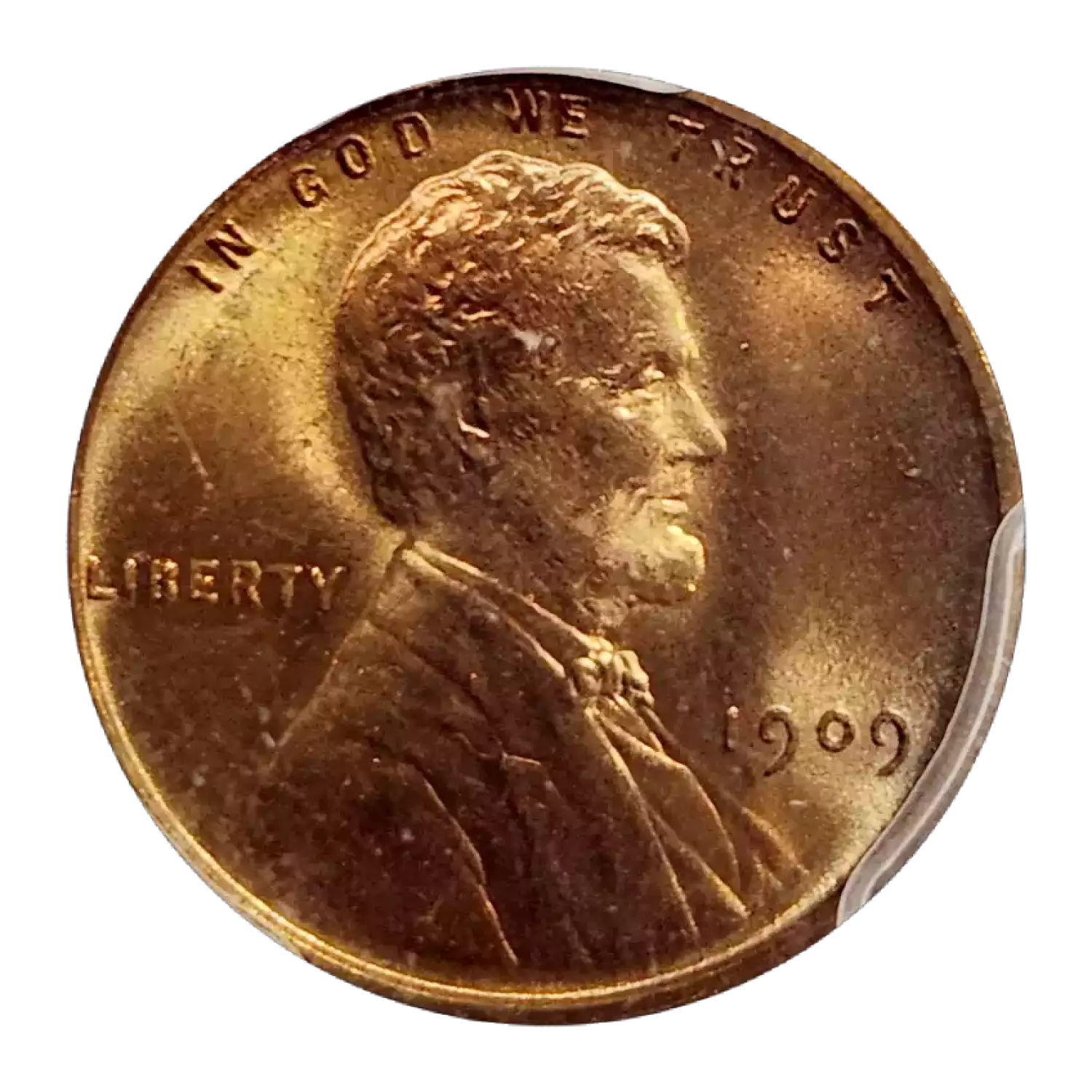 1909 -P VDB Small Cents Lincoln, Wheat Ears Reverse PCGS MS-65 RD - Bob Paul Rare Coins