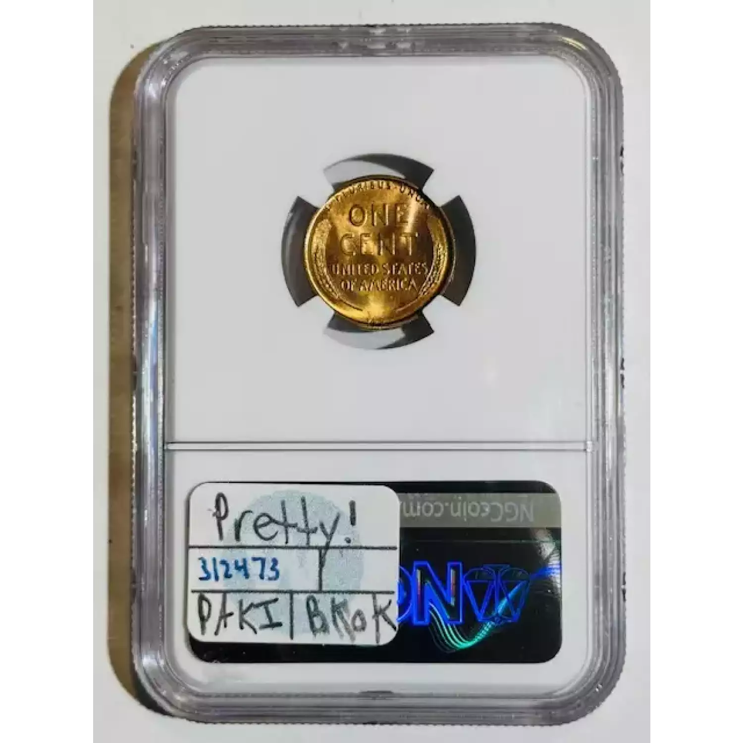 1909 Small Cents Lincoln, Wheat Ears Reverse NGC MS-67 RD Very Pretty ...