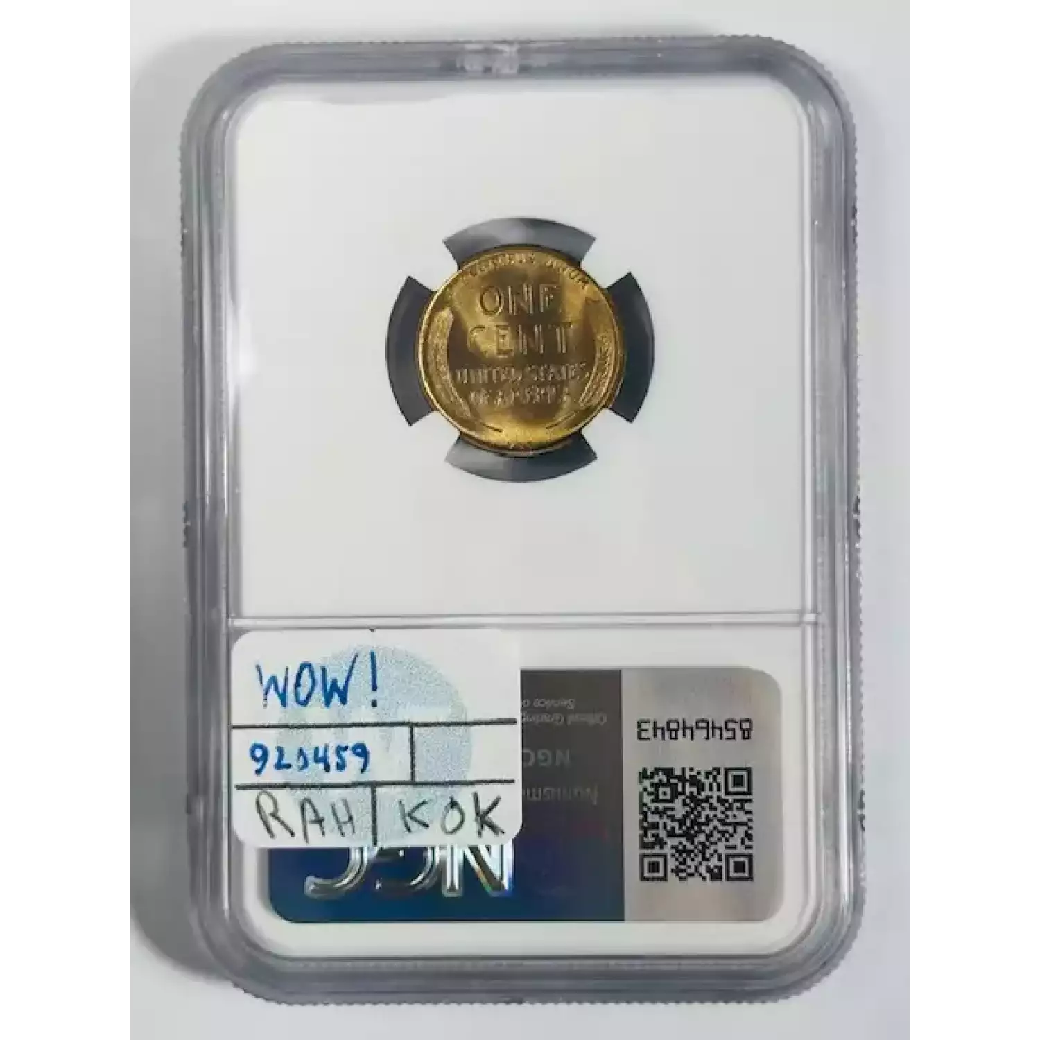 1909 Small Cents Lincoln, Wheat Ears Reverse NGC MS-66+ RD Gorgeous ...