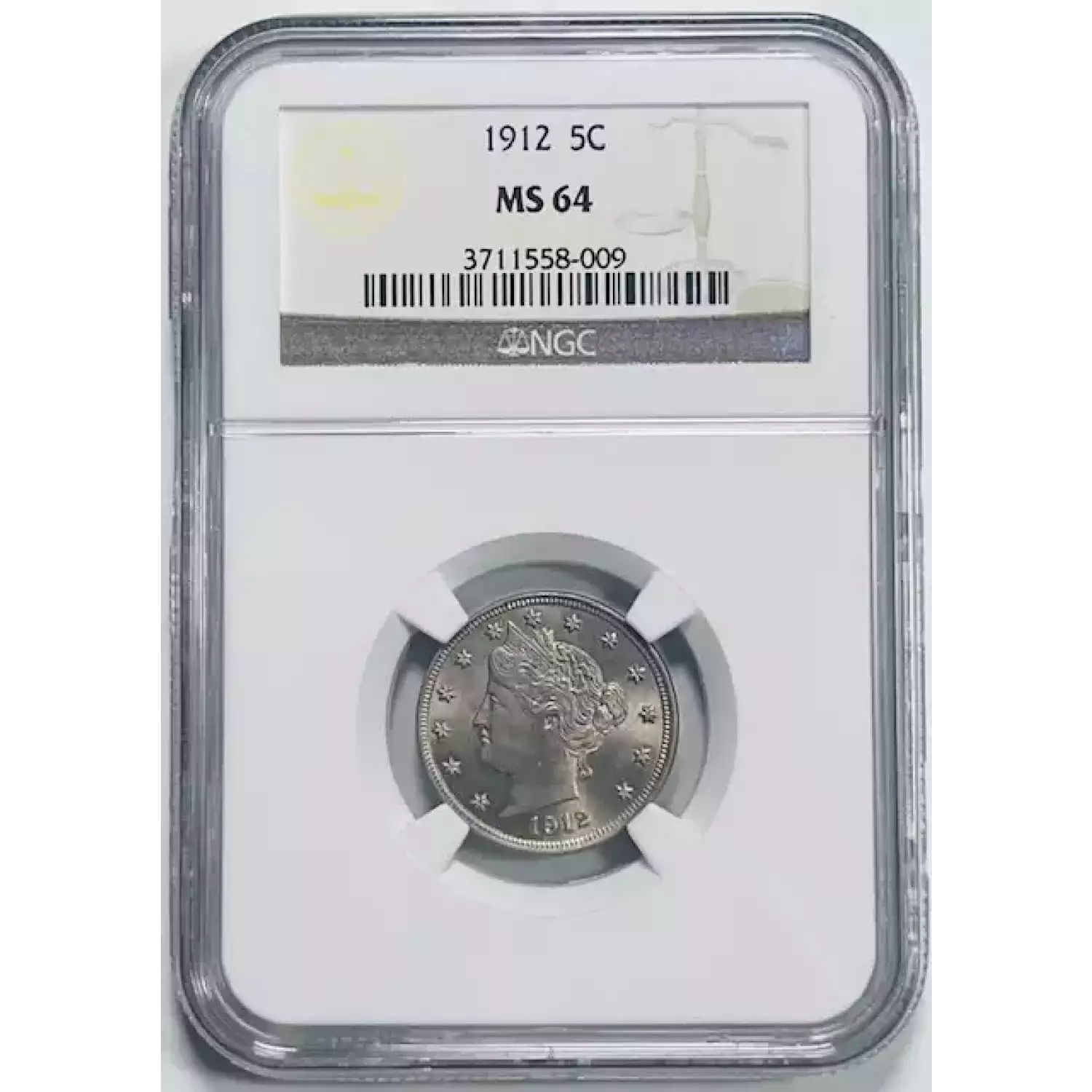 1912 Liberty Head Nickel NGC MS-64 - Bob Paul Rare Coins