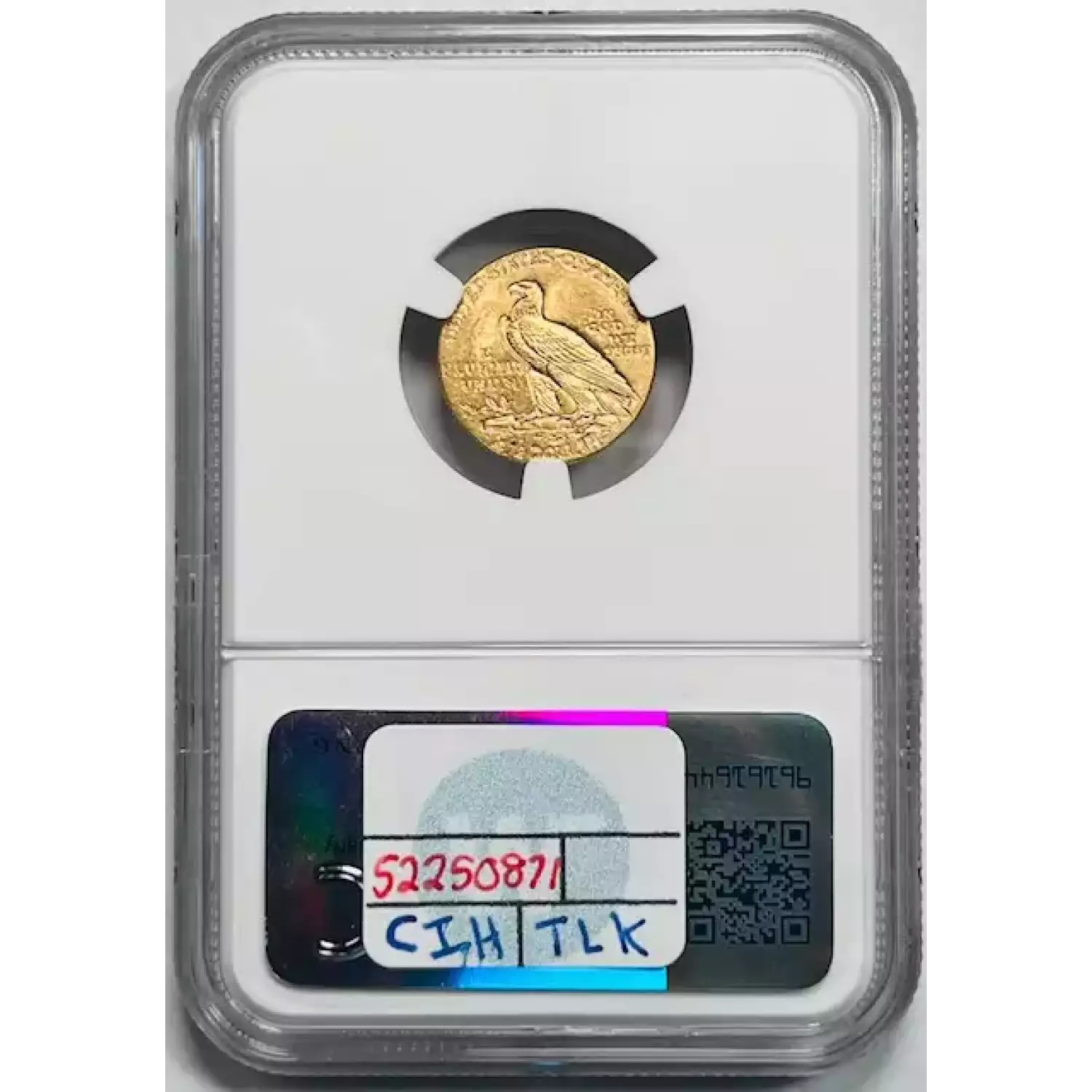 1912 Gold Quarter Eagles $2 1/2 Indian Head NGC MS-62 - Bob Paul Rare Coins