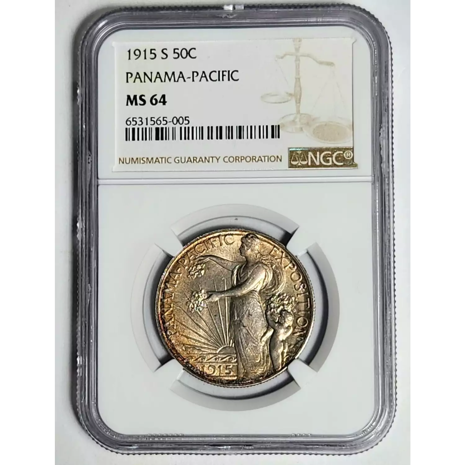 1915-S Classic Commemorative Panama - Pacific Exposition NGC MS-64 PANAMA-PACIFIC - ORIGINAL ...
