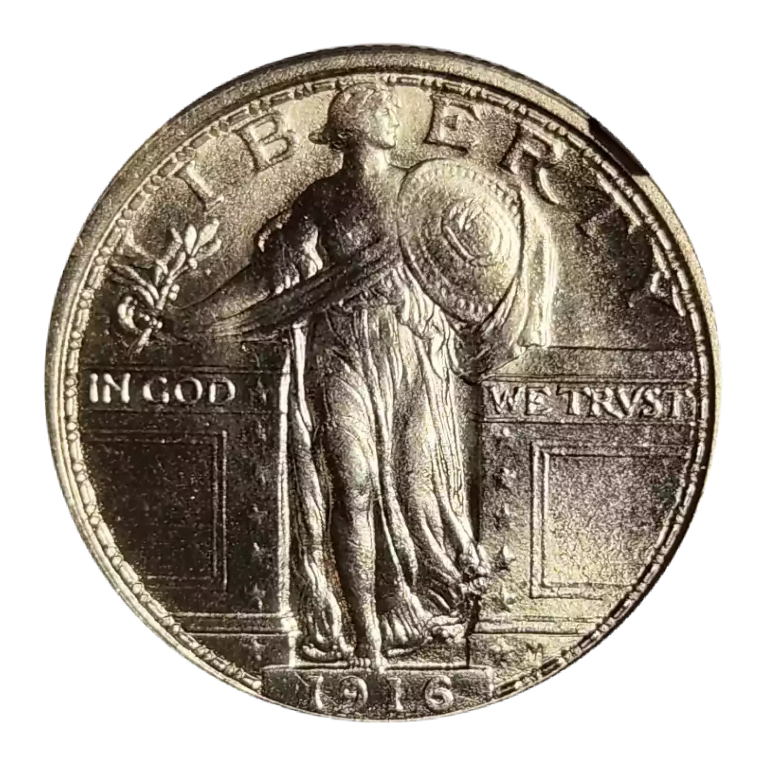 1916 Standing Liberty Quarter NGC MS-65+ FH STANDING LIBERTY .25 Sight ...