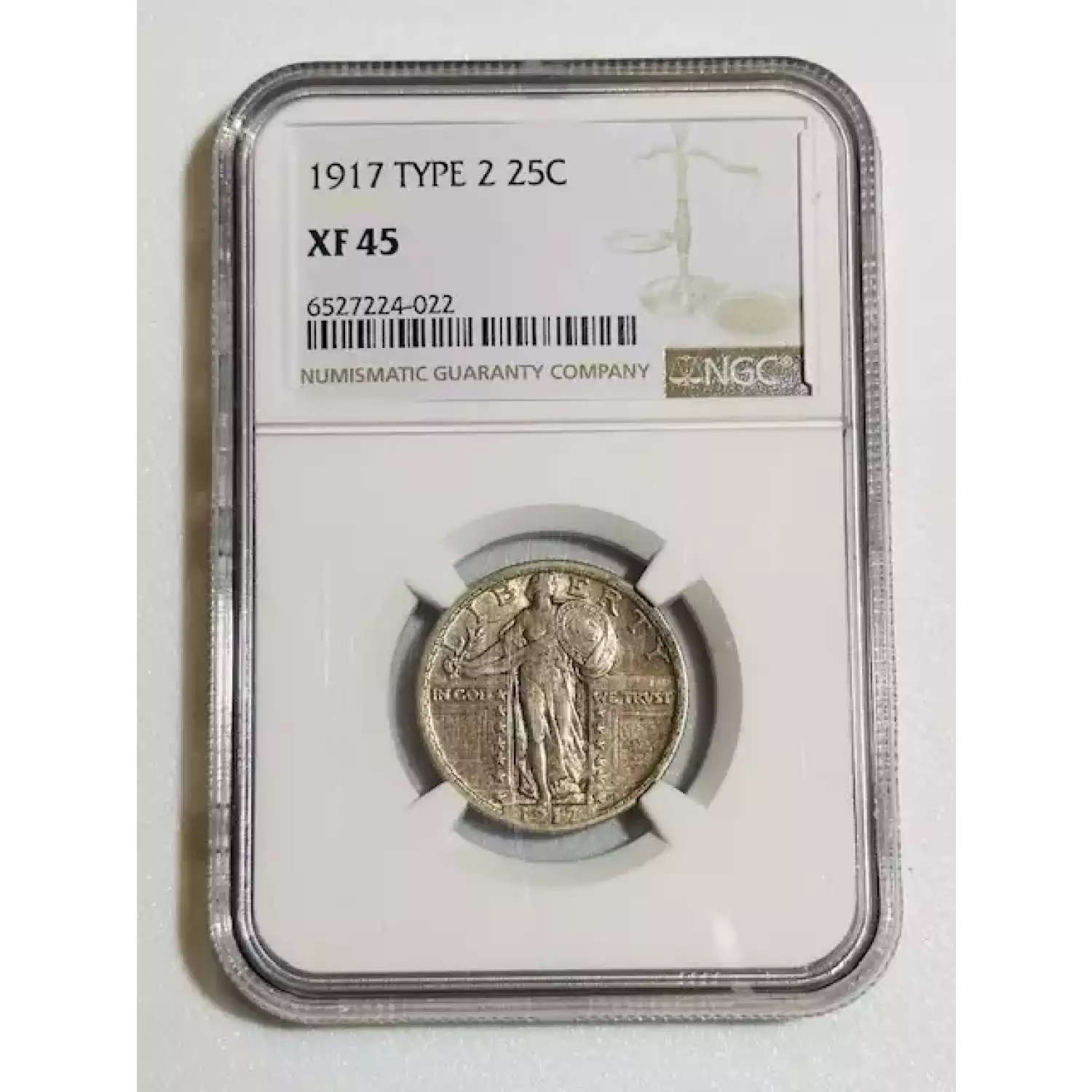1917 Standing Liberty Quarter NGC XF-45 Type 2 - Bob Paul Rare Coins