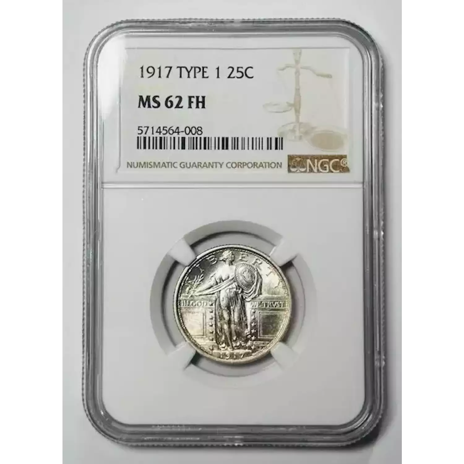 1917 Standing Liberty Quarter NGC MS-62 - Bob Paul Rare Coins