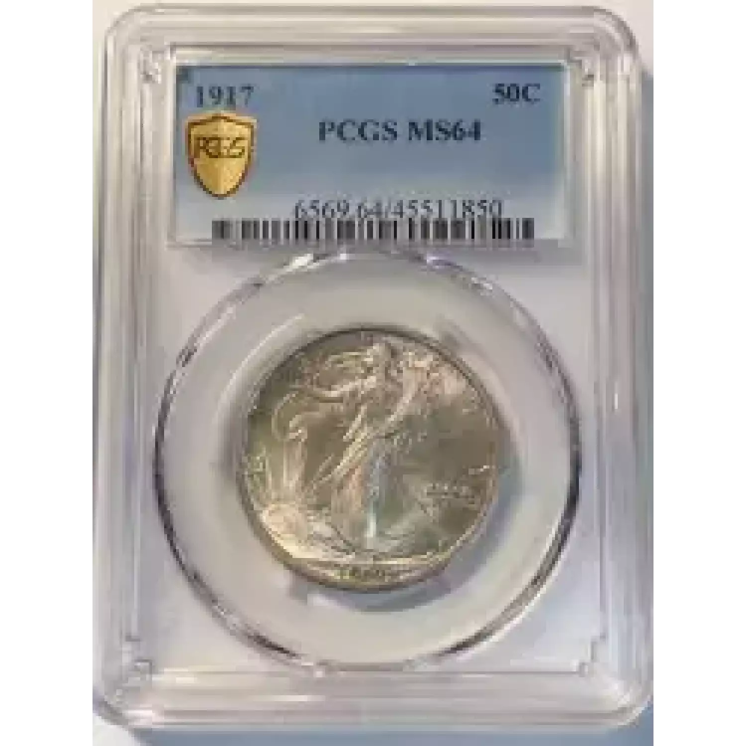 1917 Walking Liberty Half Dollar PCGS MS-64 - Bob Paul Rare Coins