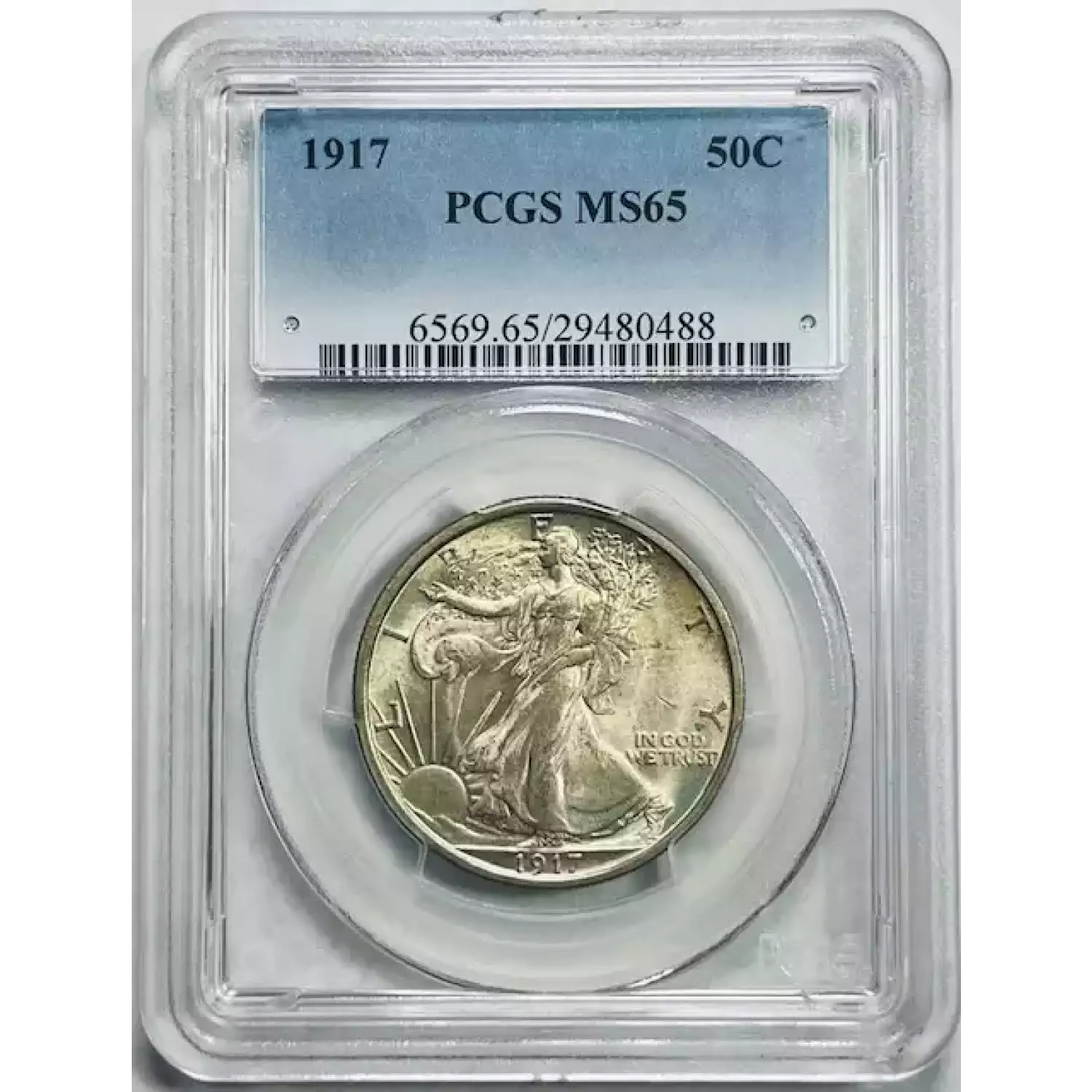 1917 Walking Liberty Half Dollar PCGS MS-65 - Bob Paul Rare Coins