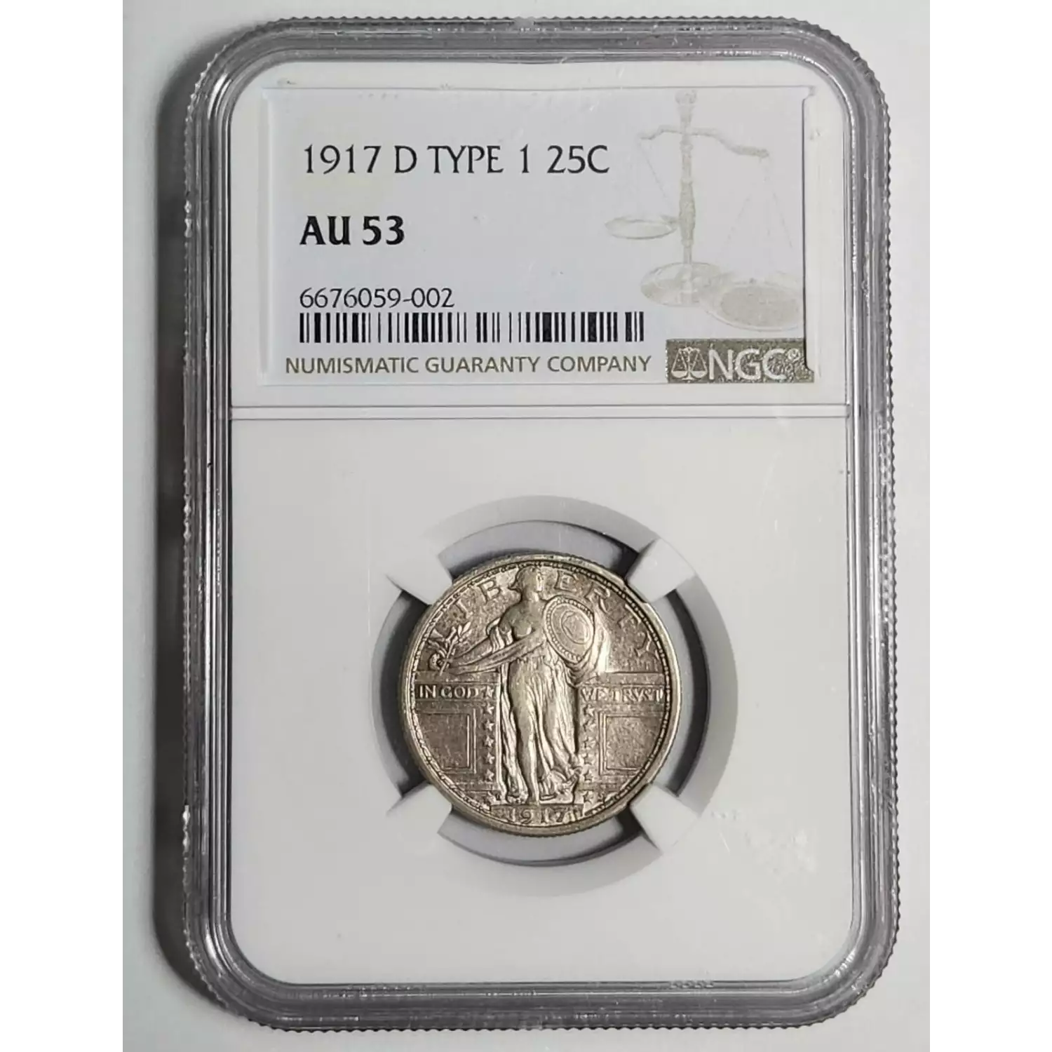 1917-D - TYPE 1 D NGC AU-53 - Bob Paul Rare Coins
