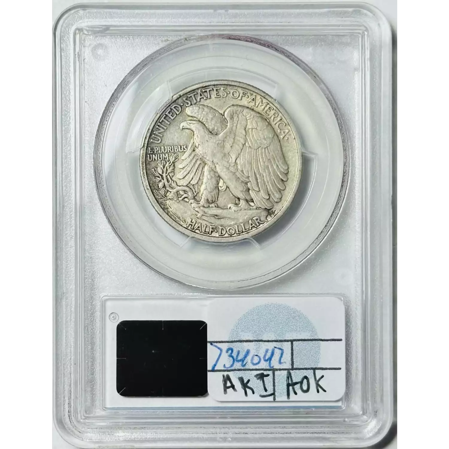 1917-D Walking Liberty Half Dollar PCGS XF-45 Obverse - Bob Paul Rare Coins
