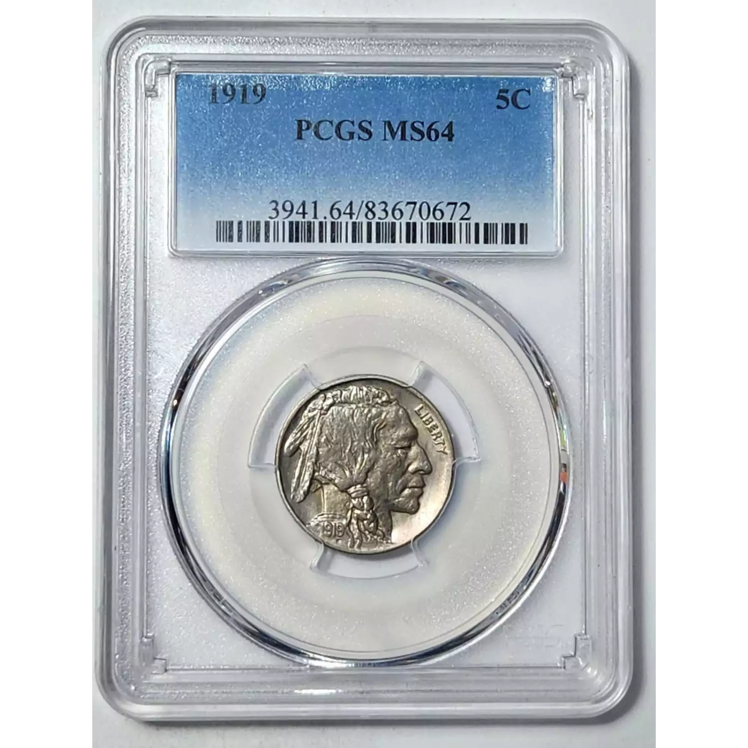 1919 Buffalo Nickel PCGS MS-64 - Bob Paul Rare Coins