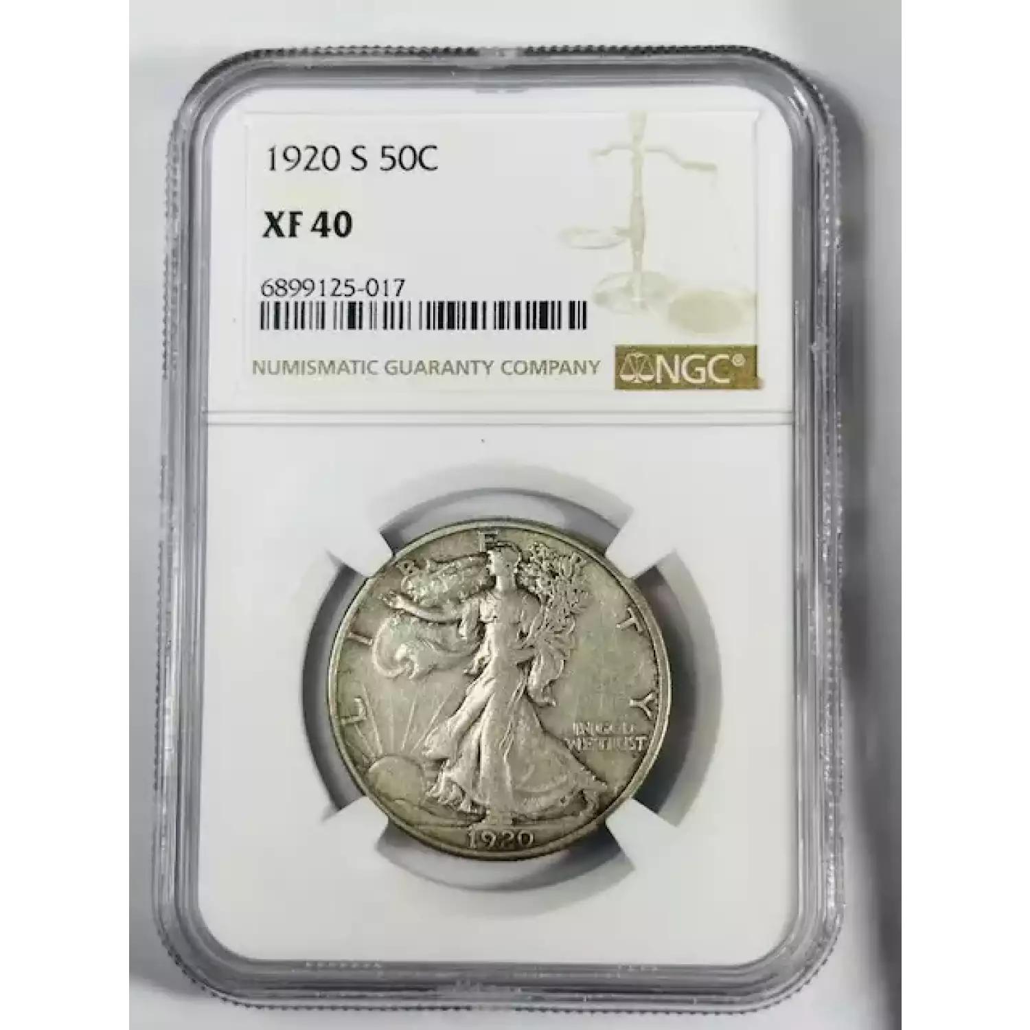 1920-S Walking Liberty Half Dollar NGC XF-40 - Bob Paul Rare Coins