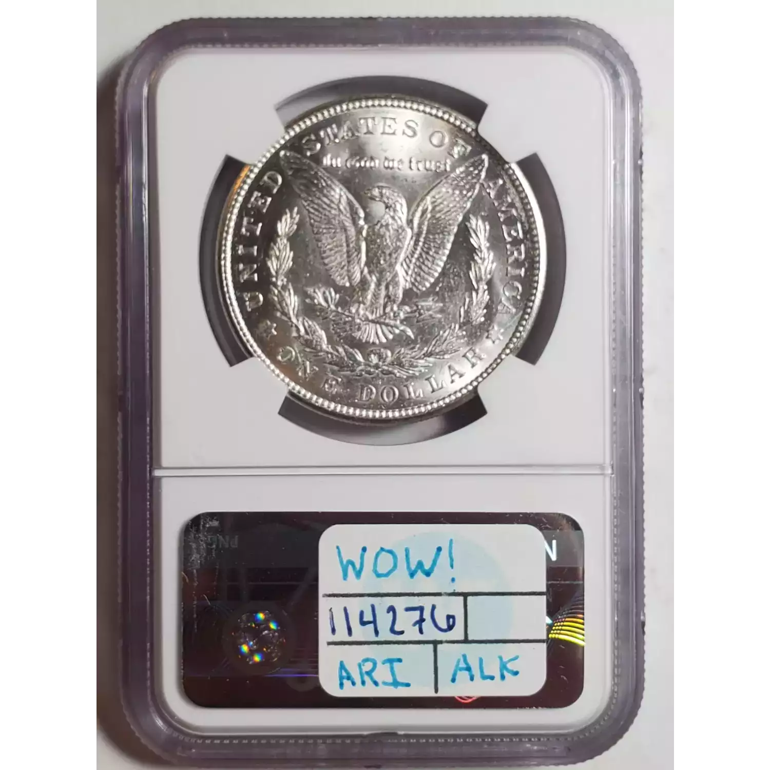 1921-S Morgan Silver Dollar NGC MS-64 Sight White Sight White - Bob Paul Rare Coins