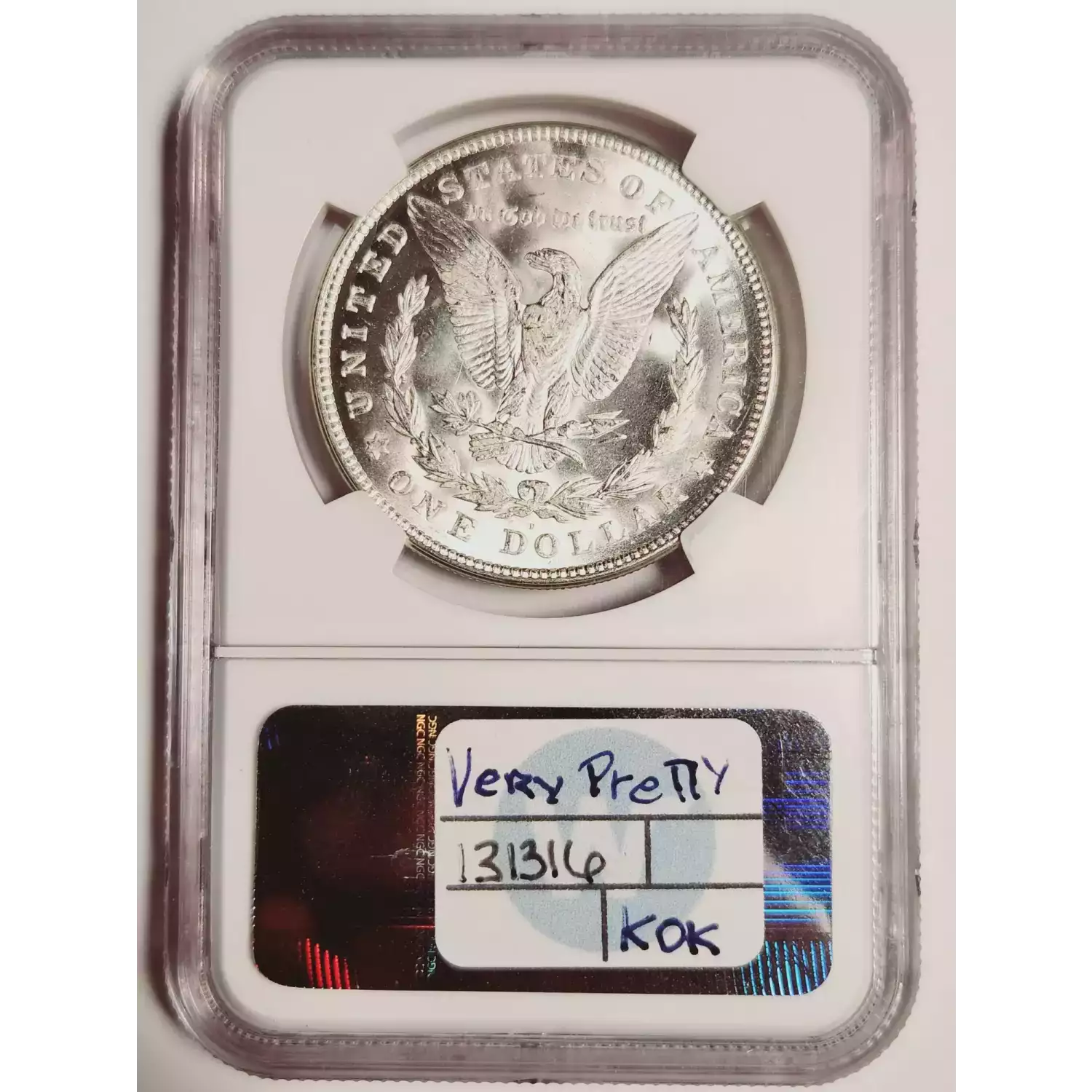 1921-D Morgan Silver Dollar NGC MS-64 - Very Pretty Sight White - Bob Paul Rare Coins