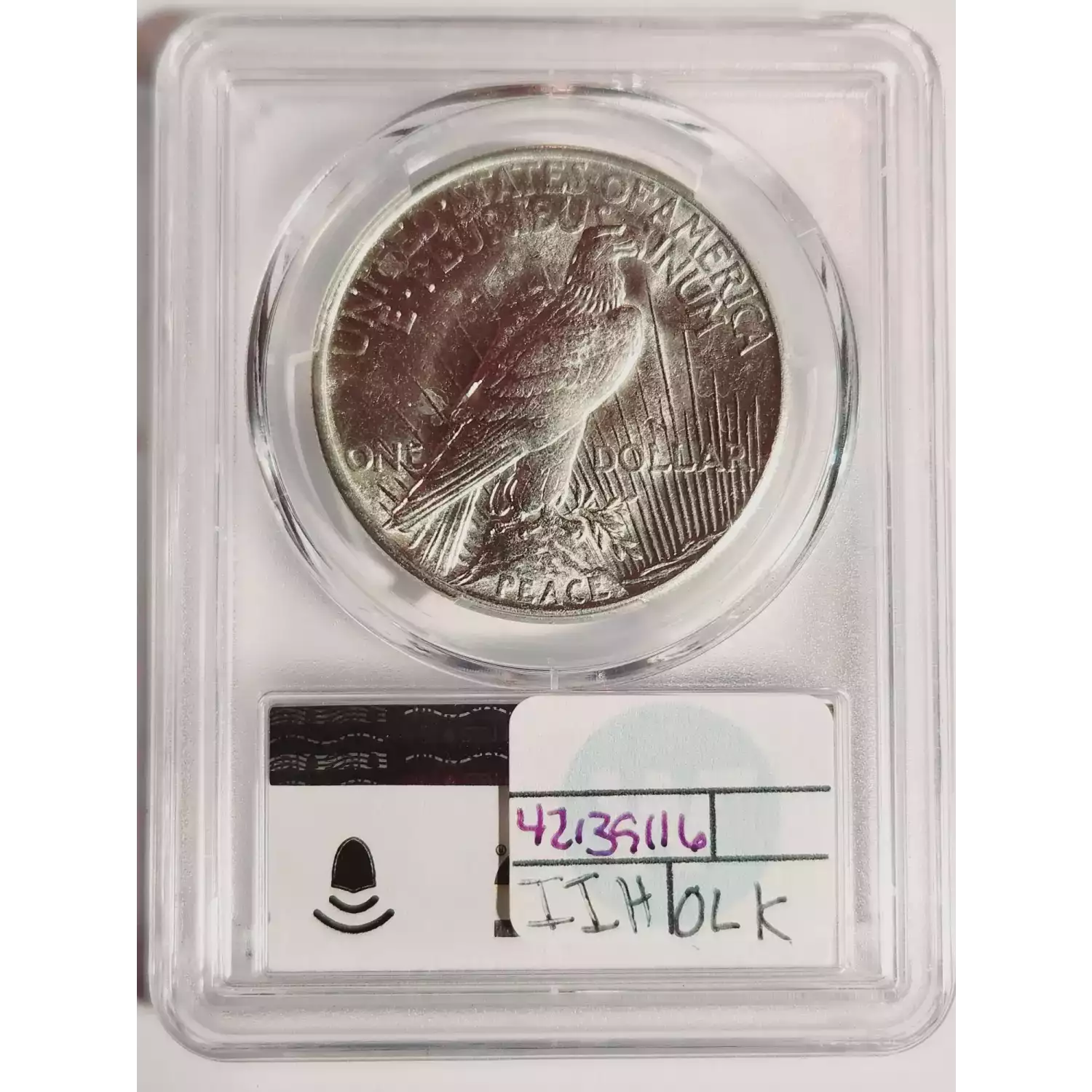 1921 Peace Dollar PCGS MS-62 Peace Sight White - Bob Paul Rare Coins