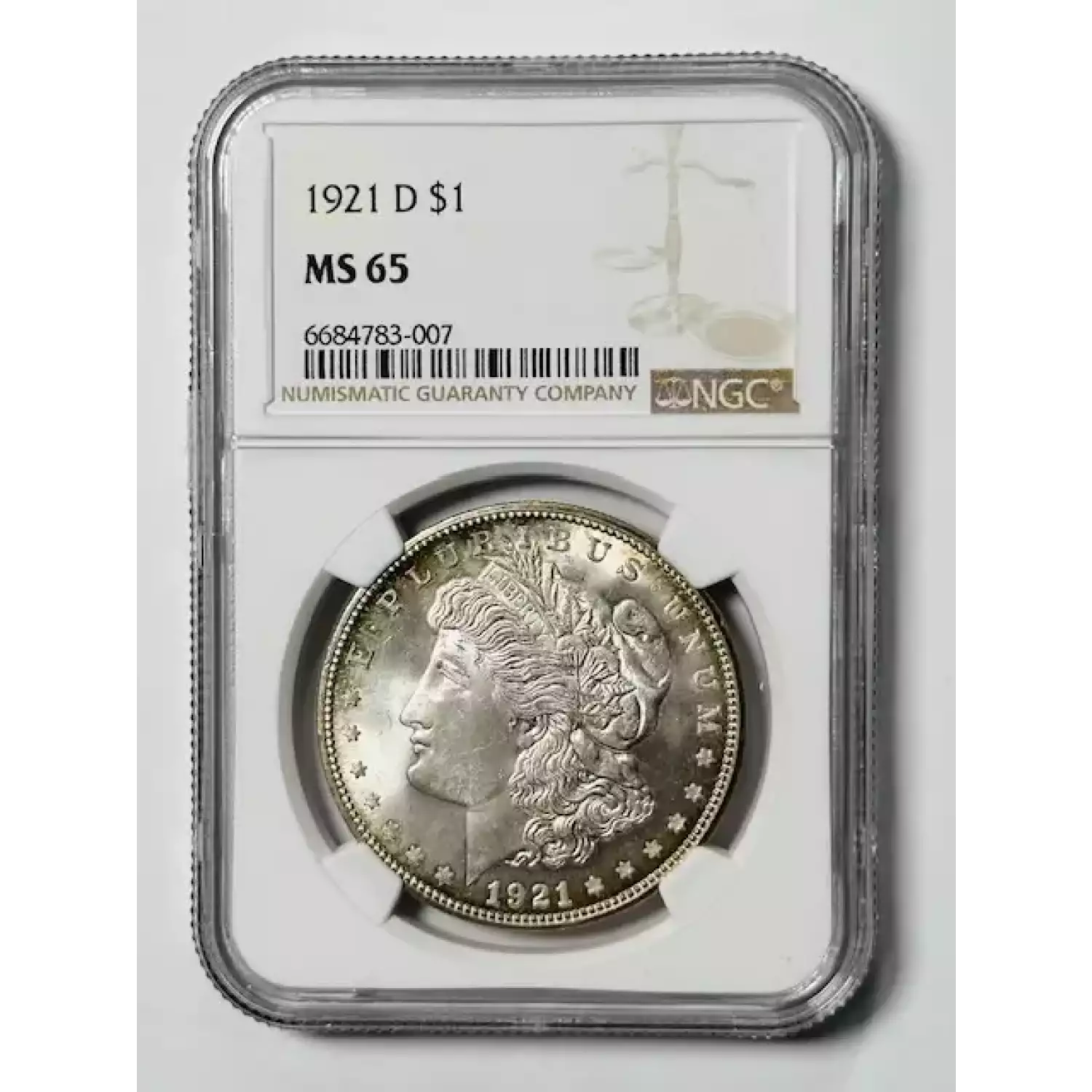 1921-D Morgan Silver Dollar NGC MS-65 - Bob Paul Rare Coins