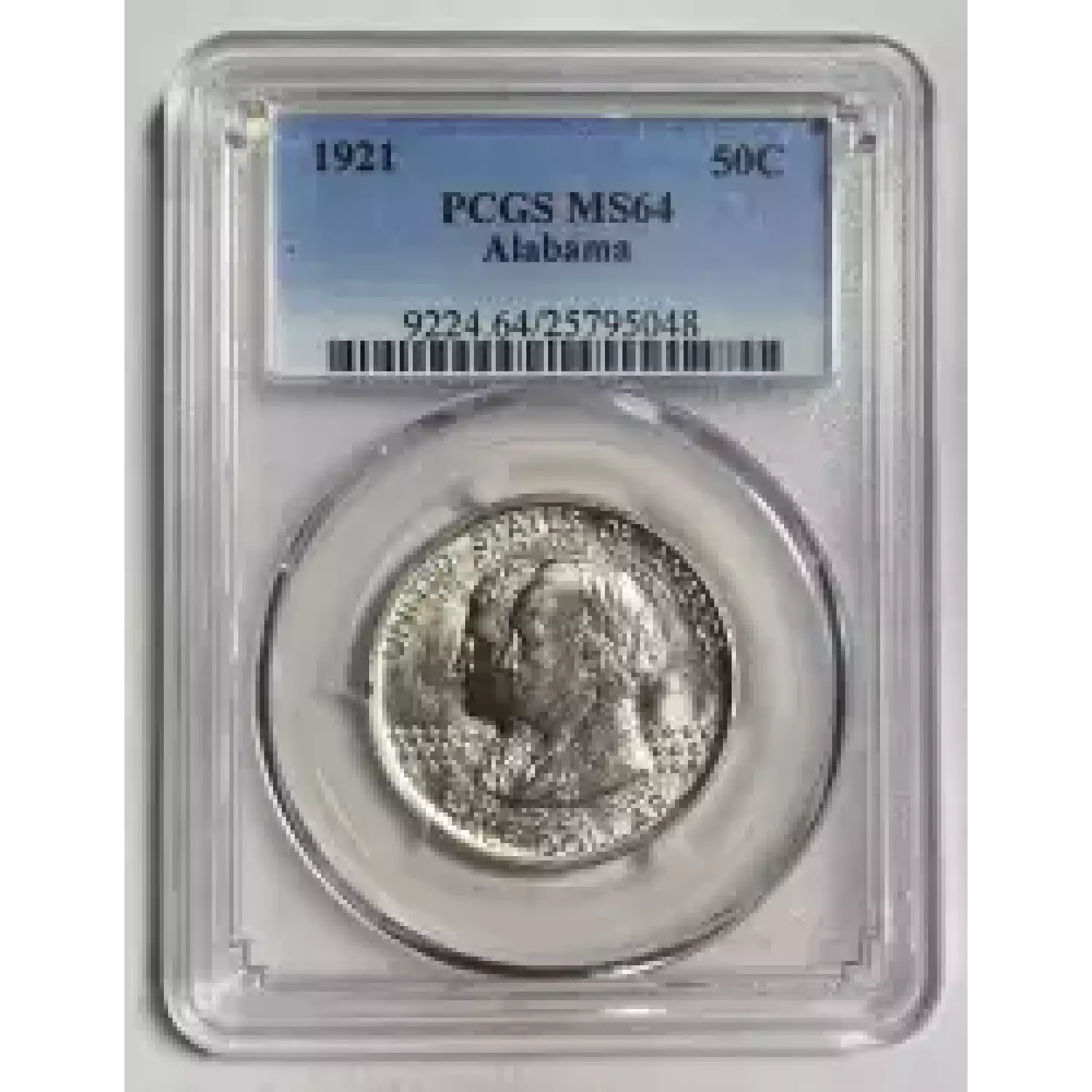 1921 Classic Commemorative Alabama Centennial PCGS MS-64 Alabama - Bob ...