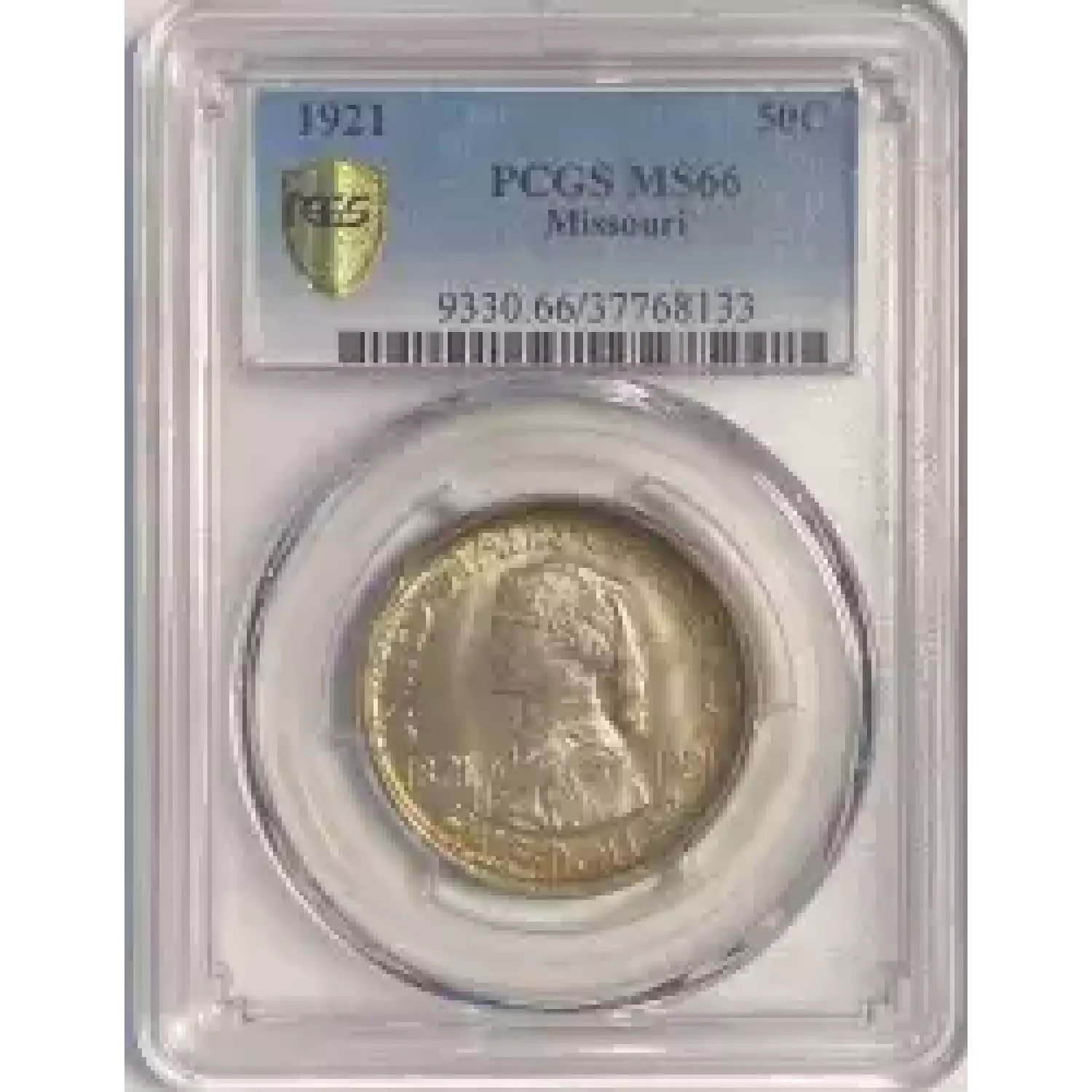 1921 Classic Commemorative Missouri Centennial PCGS MS-66 Missouri ...