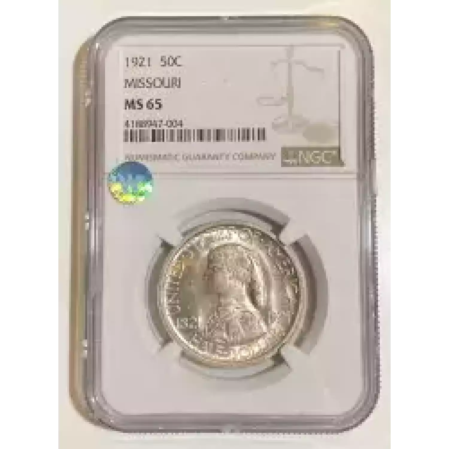 1921 Classic Commemorative Missouri Centennial NGC MS-65 MISSOURI Sight ...