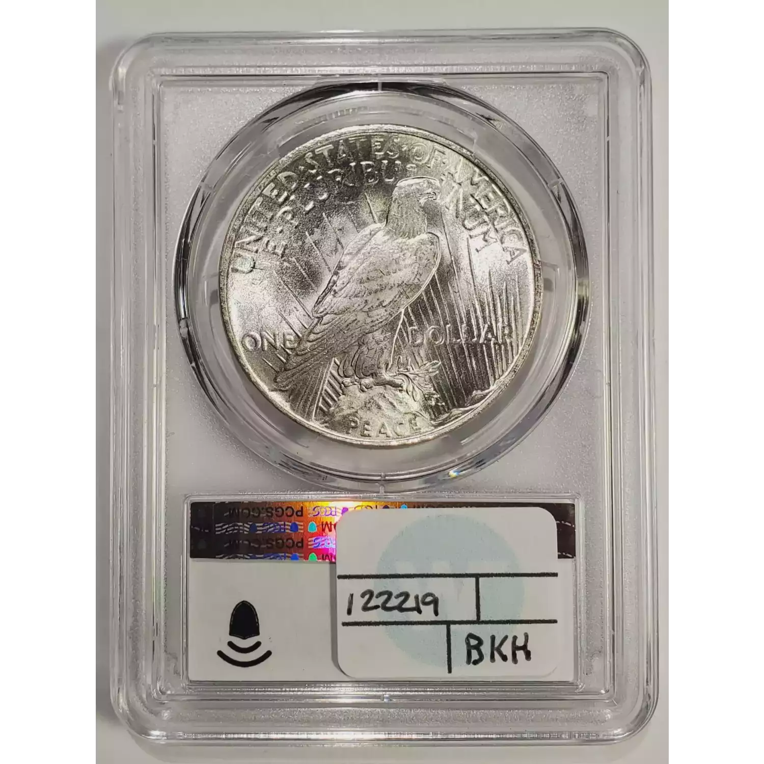 1922 Peace Dollar PCGS MS-63 VAM-2F HAIR PIN TOP 50 - Bob Paul Rare Coins