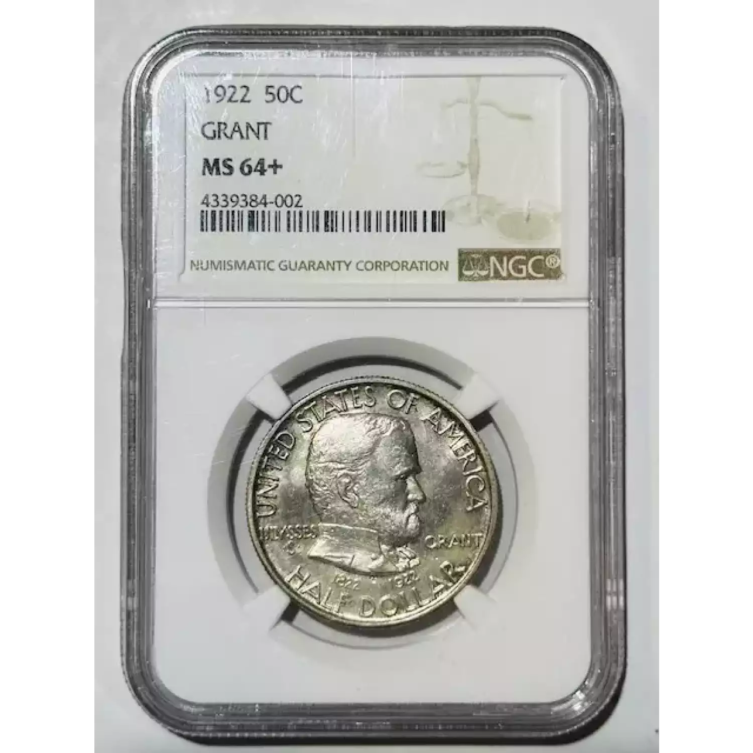 1922 Classic Commemorative Grant Memorial NGC MS-64+ GRANT - Bob Paul ...