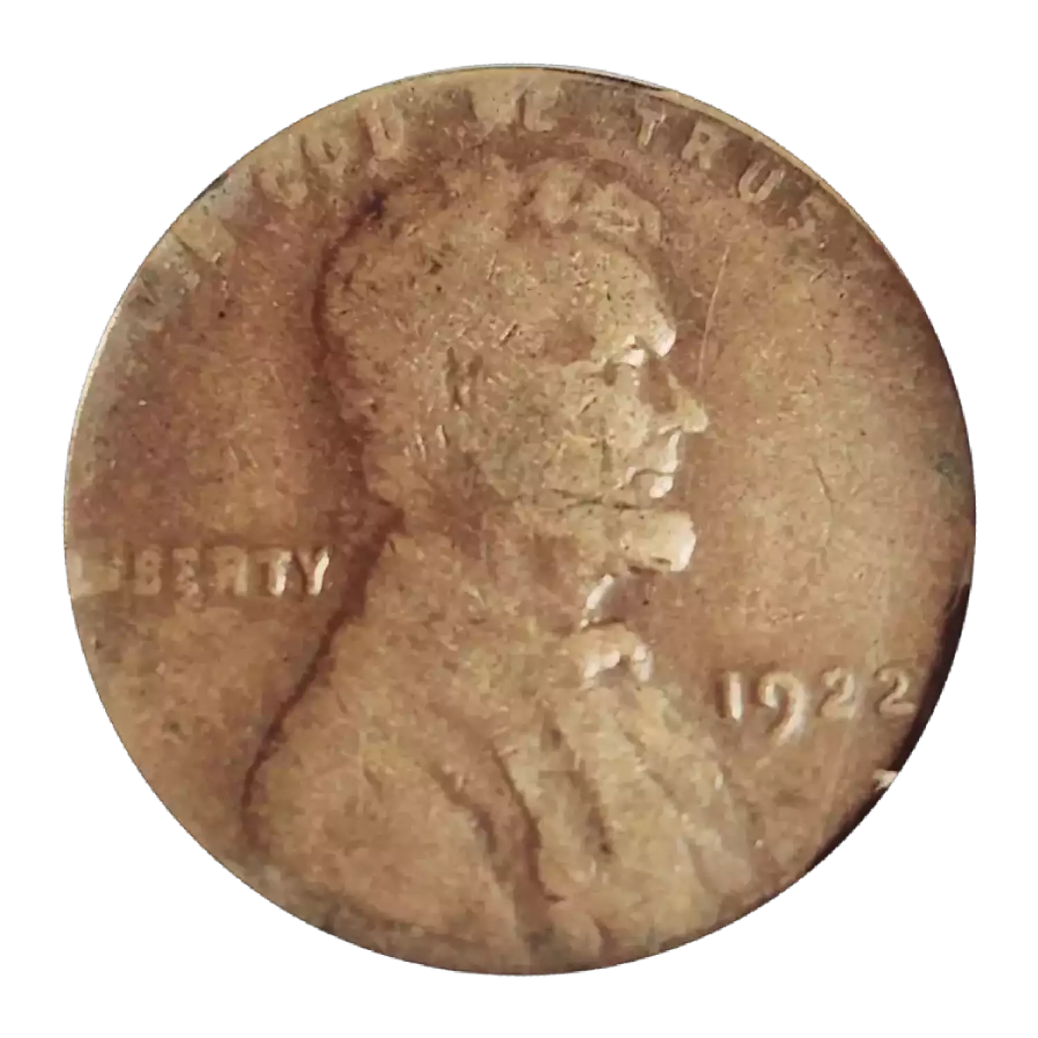 1922-No D Small Cents Lincoln, Wheat Ears Reverse PCGS VF-20 BN Strong Reverse - Bob Paul Rare Coins