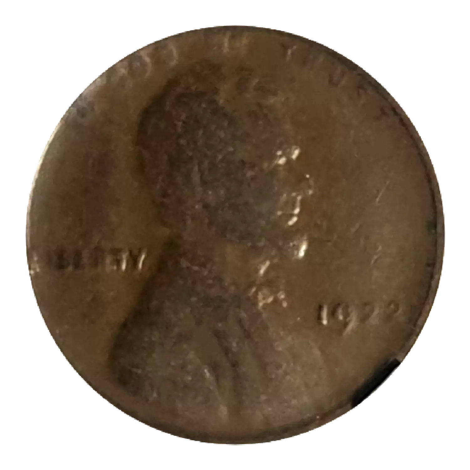 1922-NO D Small Cents Lincoln, Wheat Ears Reverse NGC F-15 BN STRONG REVERSE - Bob Paul Rare Coins