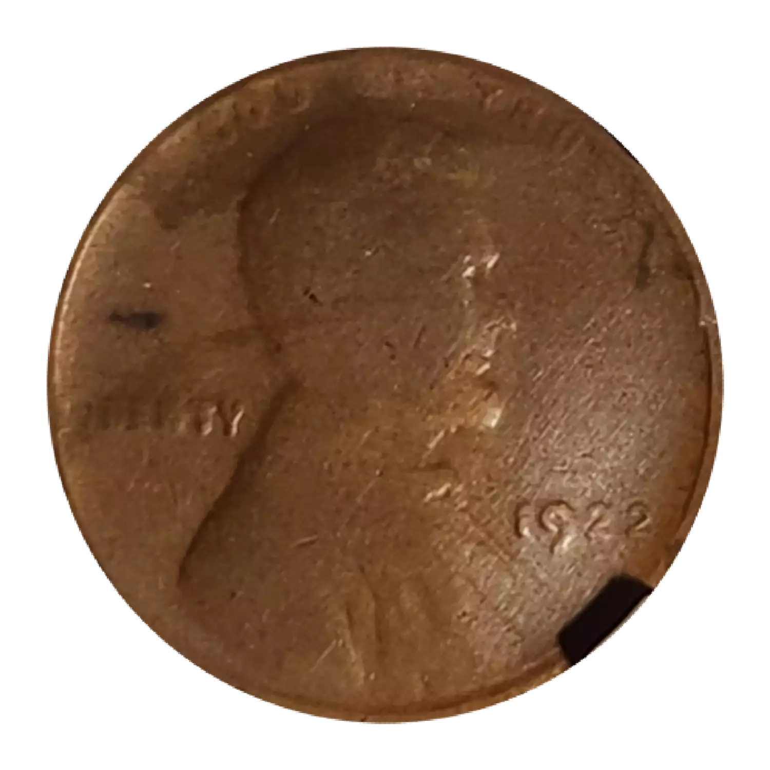 1922-No D Small Cents Lincoln, Wheat Ears Reverse NGC VG-10 BN STRONG REVERSE - Bob Paul Rare Coins