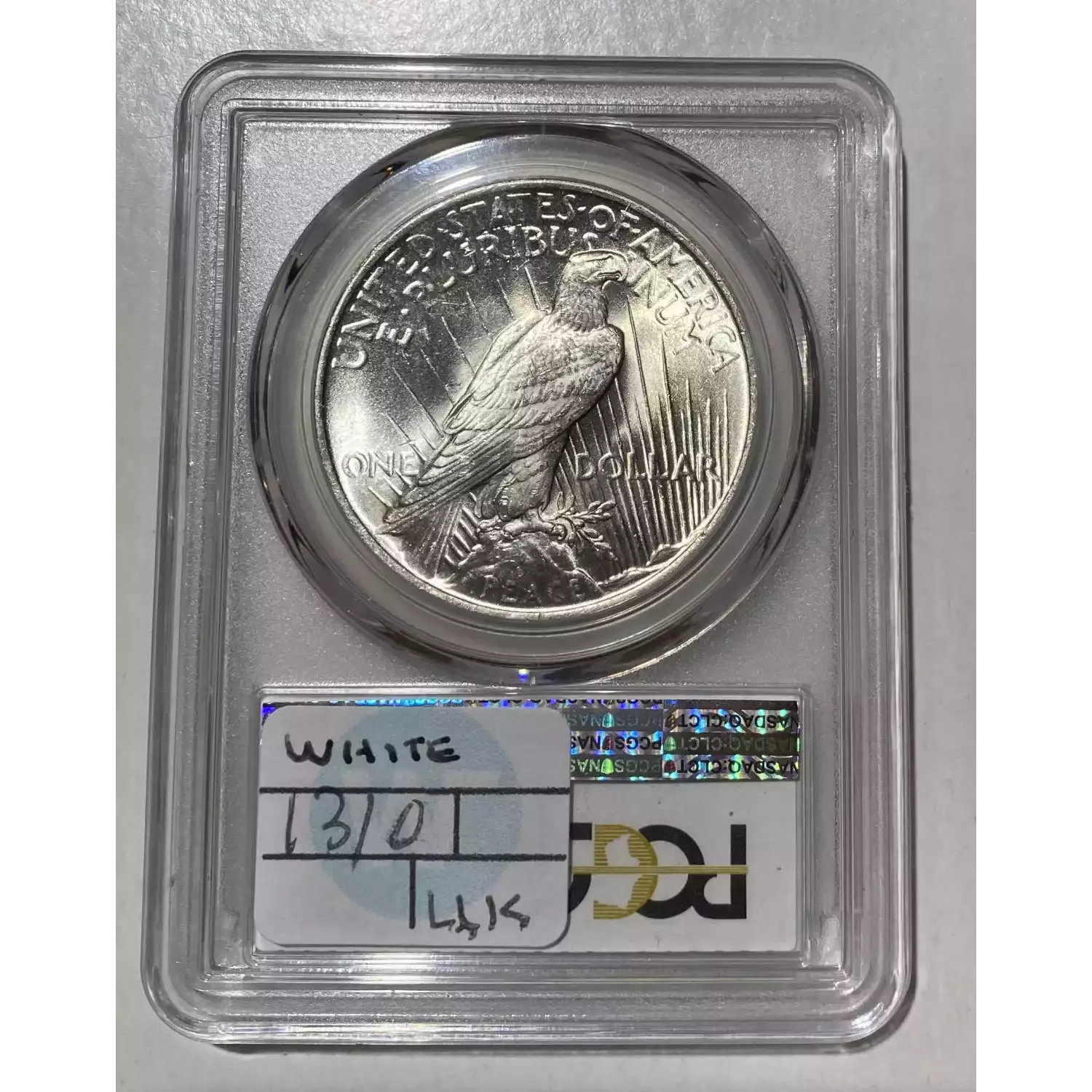 1923 PCGS MS-64+ VAM 1F Peace Dollar - Bob Paul Rare Coins