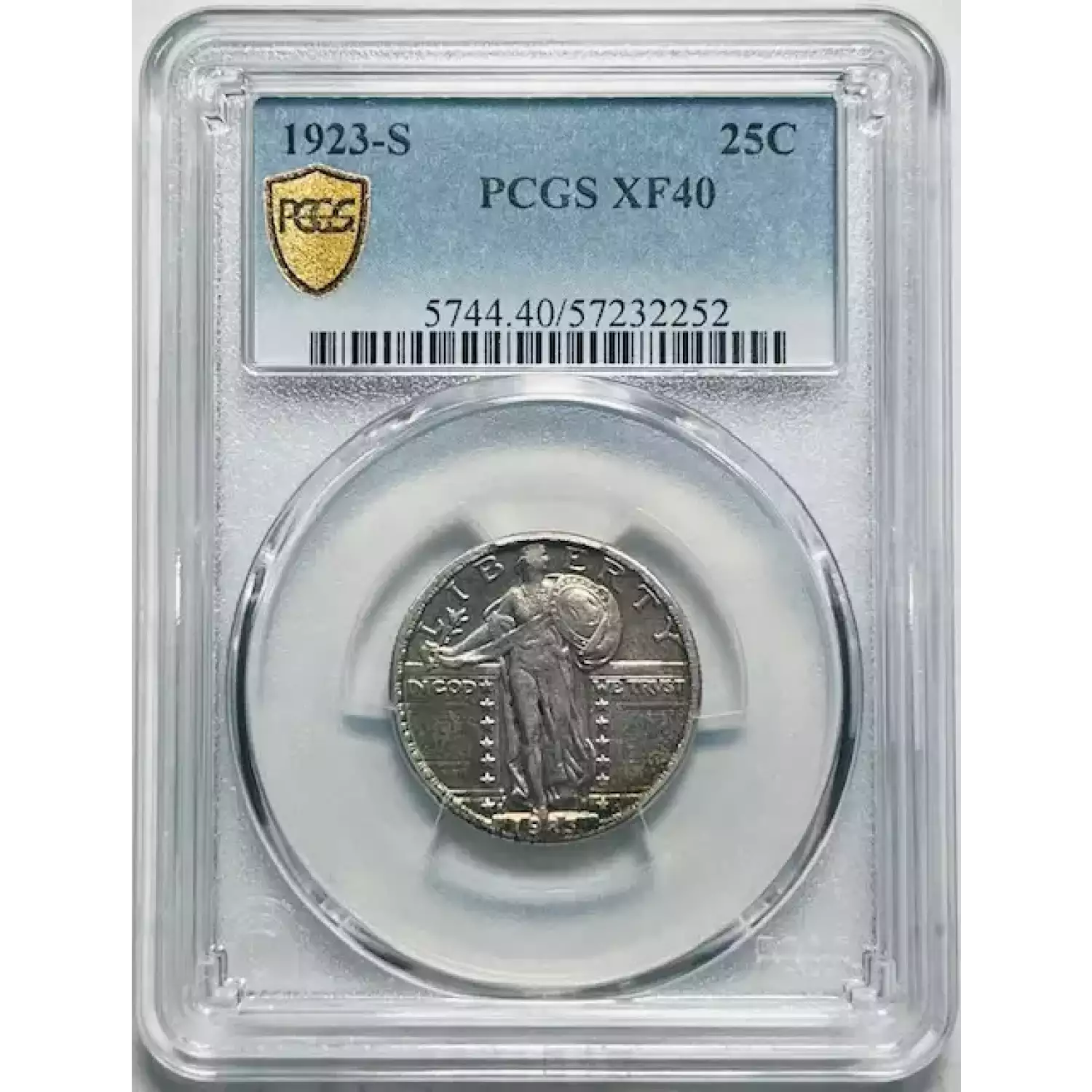 1923-S Standing Liberty Quarter PCGS XF-40 - Bob Paul Rare Coins