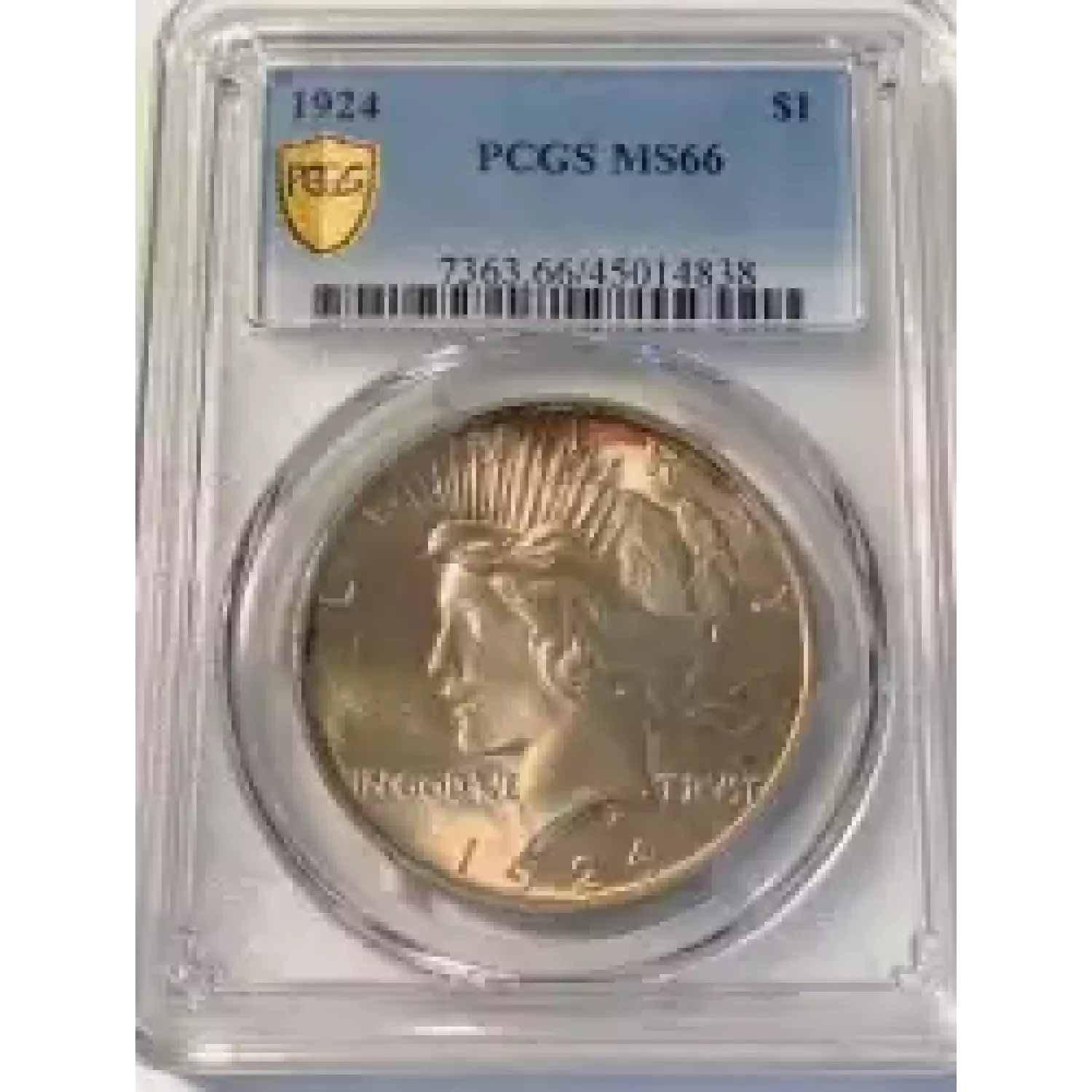 1924 Peace Dollar PCGS MS-66 - Bob Paul Rare Coins