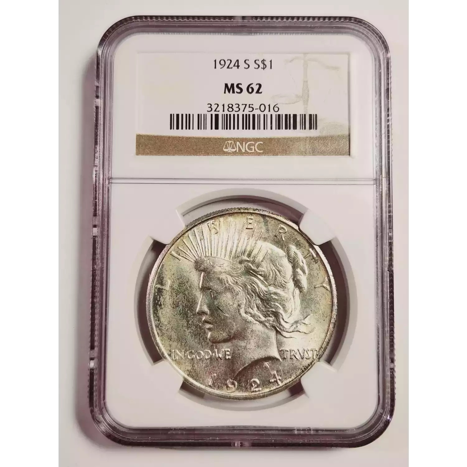 1924-S Peace Dollar NGC MS-62 - Bob Paul Rare Coins