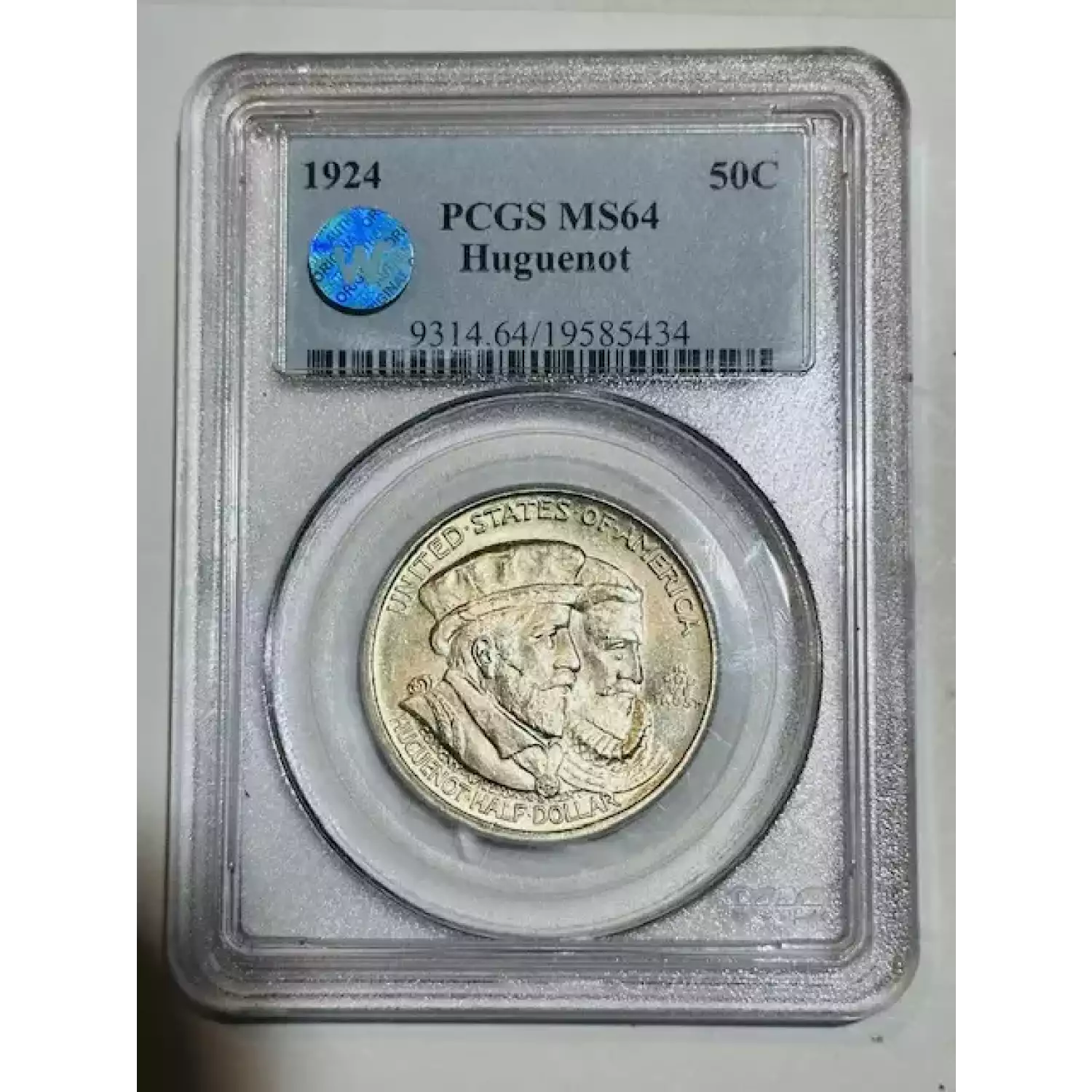 1924 Huguenot PCGS MS-64 Huguenot Sight White - Bob Paul Rare Coins