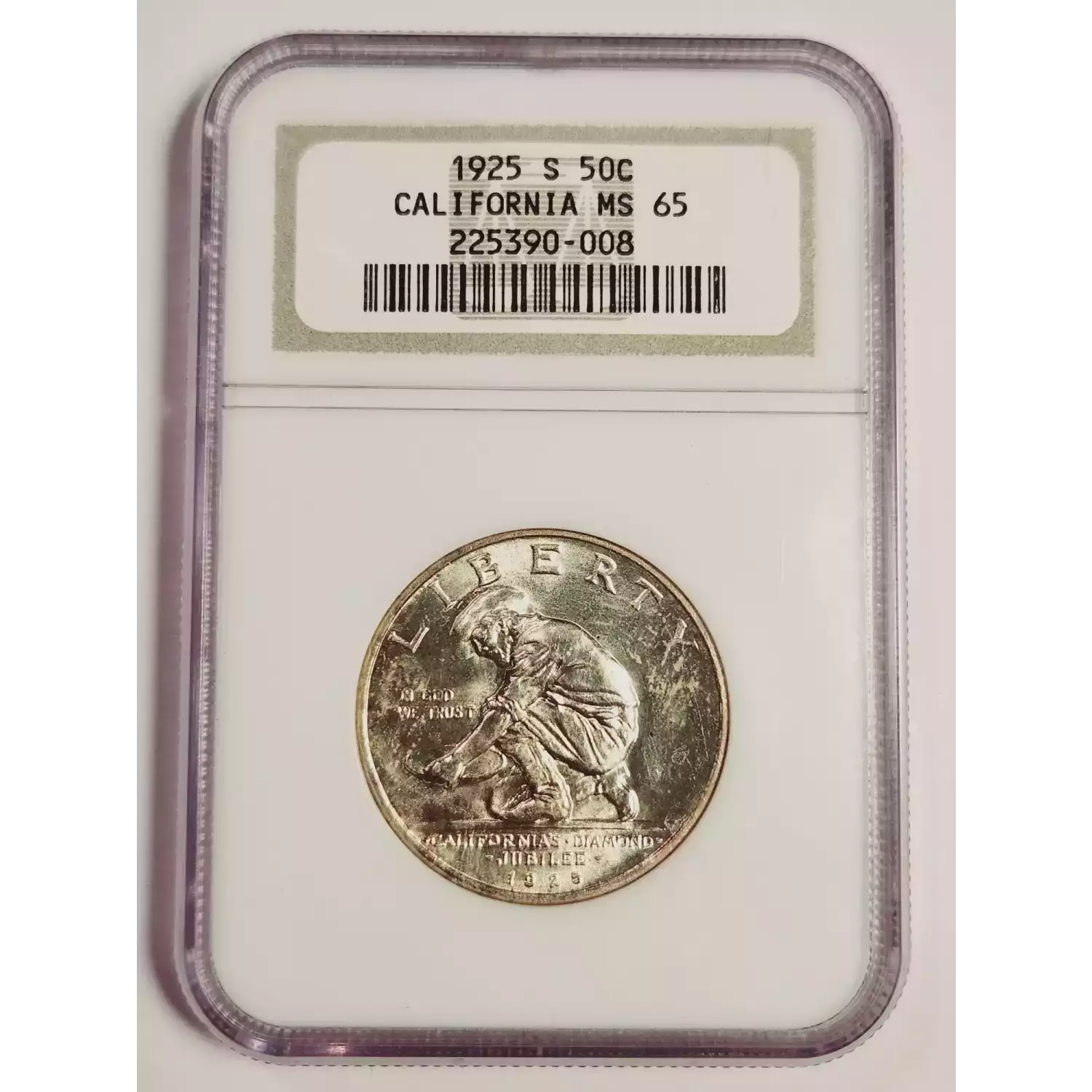 1925-S Classic Commemorative California Diamond Jubilee NGC MS-65 ...