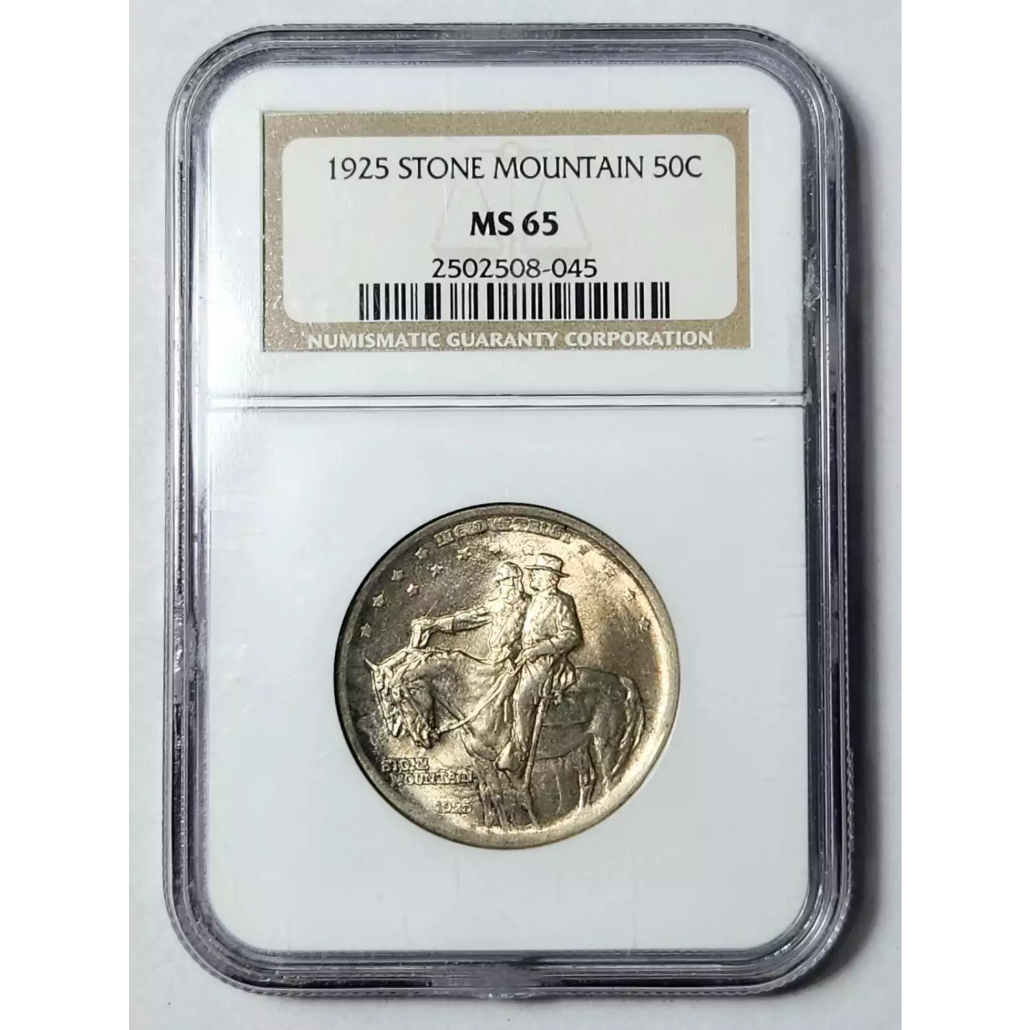 1925 Classic Commemorative Stone Mountain Memorial NGC MS-65 - Bob Paul Rare Coins