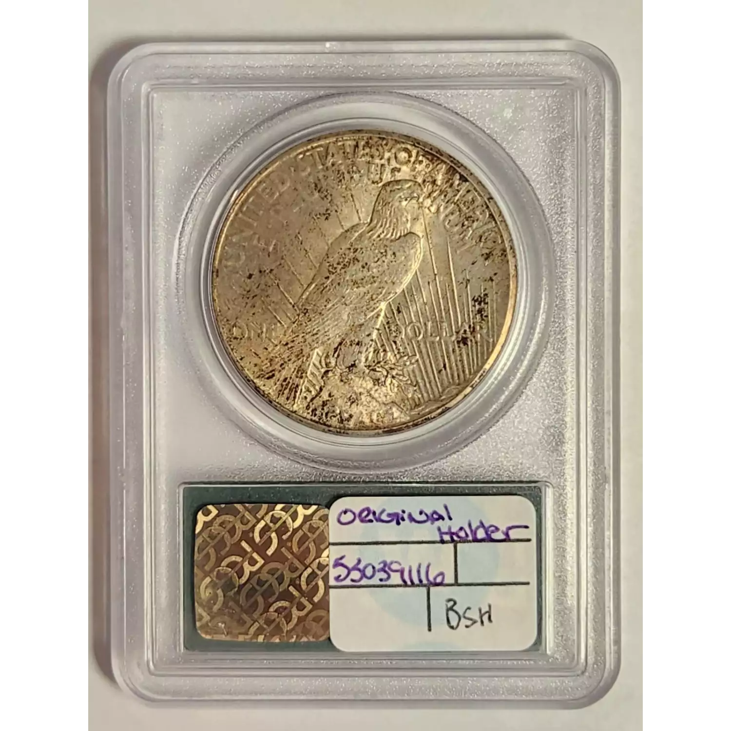 1926 Peace Dollar PCGS MS-63 - ORIGINAL HOLDER - Bob Paul Rare Coins