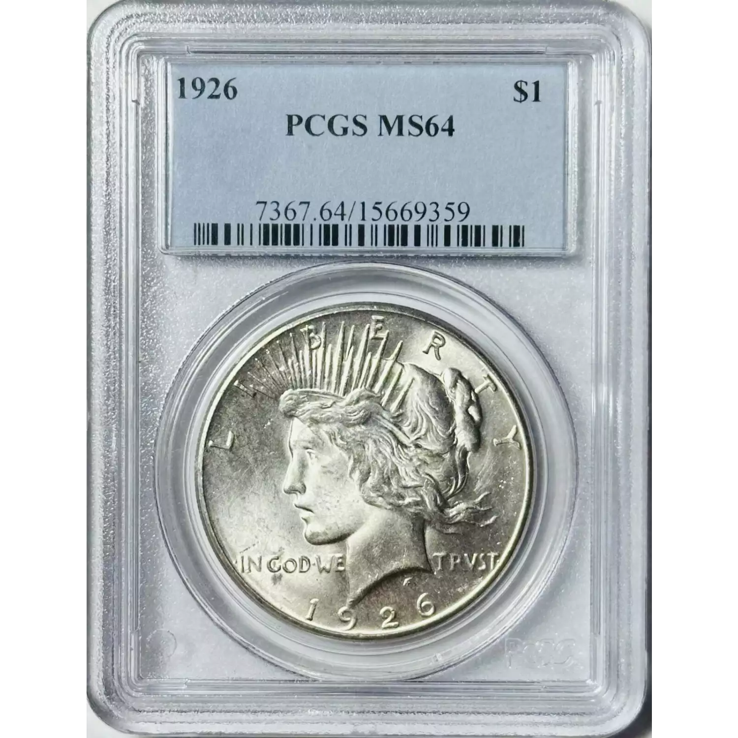 1926 Peace Dollar PCGS MS-64 - Bob Paul Rare Coins