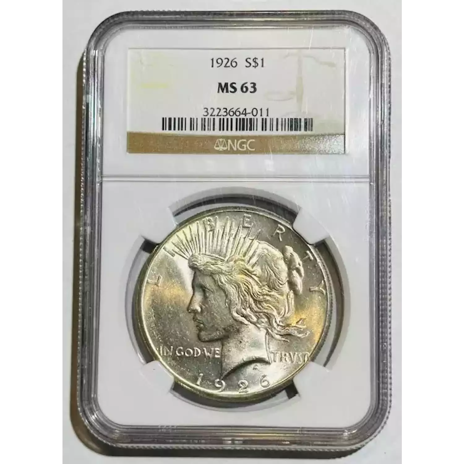 1926 NGC MS-63 Peace Dollar - Bob Paul Rare Coins
