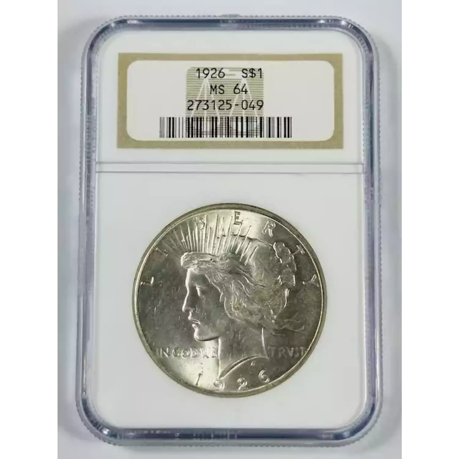 1926 Peace Dollar NGC MS-64 - Bob Paul Rare Coins