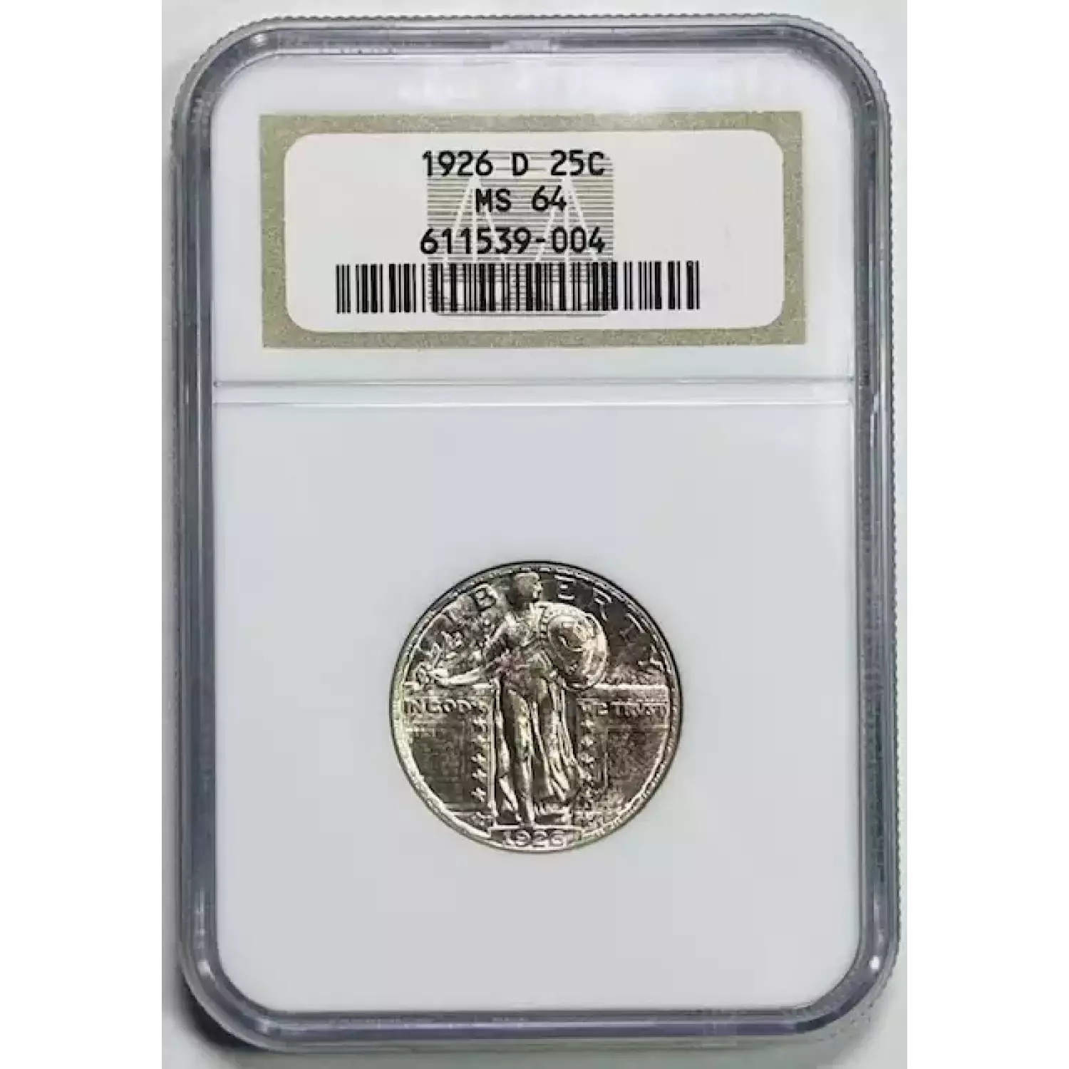 1926-D Standing Liberty Quarter NGC MS-64 - Bob Paul Rare Coins