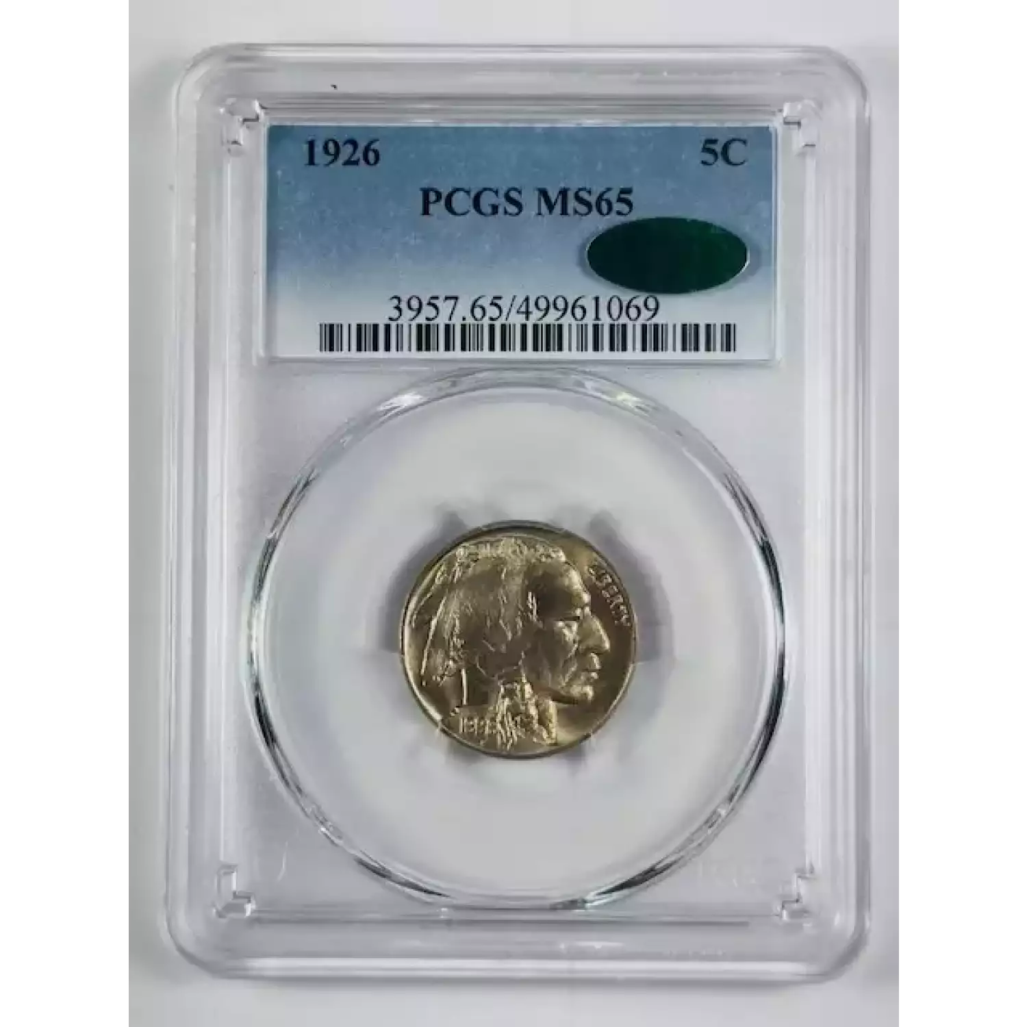 1926 Buffalo Nickel PCGS MS-65 CAC - Bob Paul Rare Coins