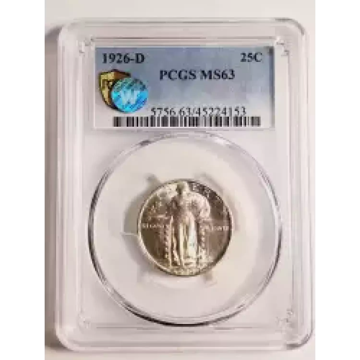 1926-D Standing Liberty Quarter PCGS MS-63 Sight White - Bob Paul Rare ...