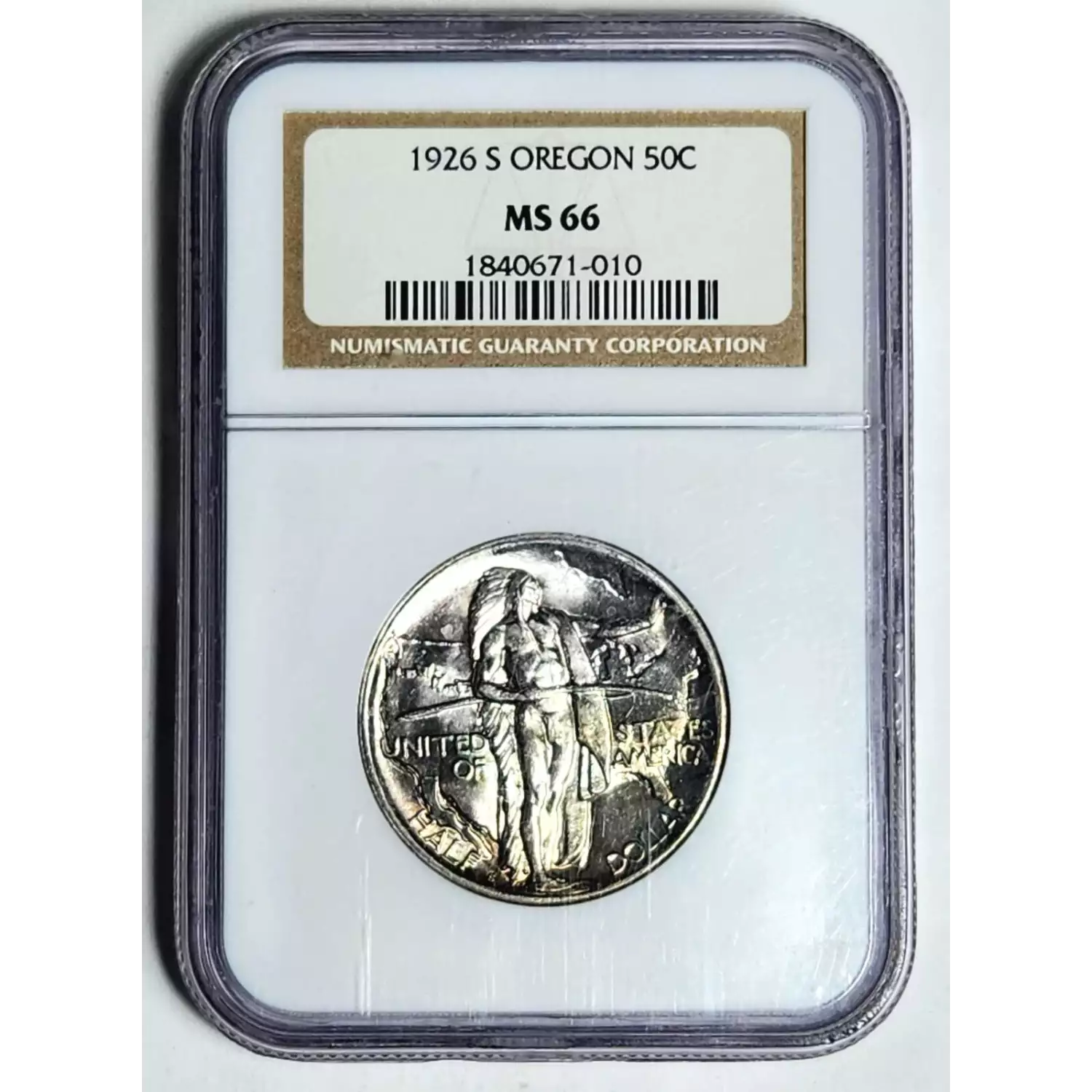 1926-S Classic Commemorative Oregon Trail Memorial NGC MS-66 - Bob Paul ...