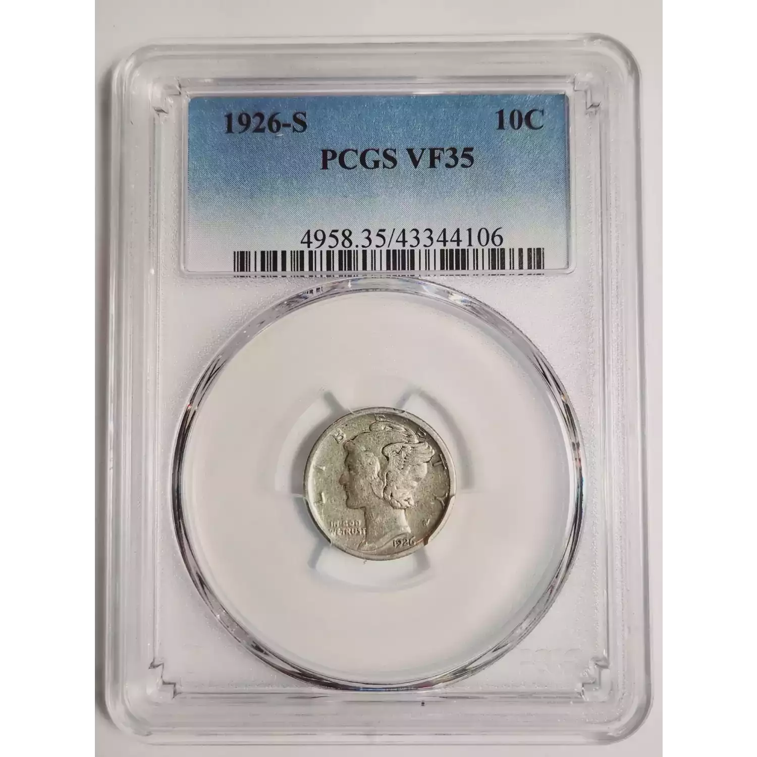 1926-S Mercury Dime PCGS VF-35 - Bob Paul Rare Coins