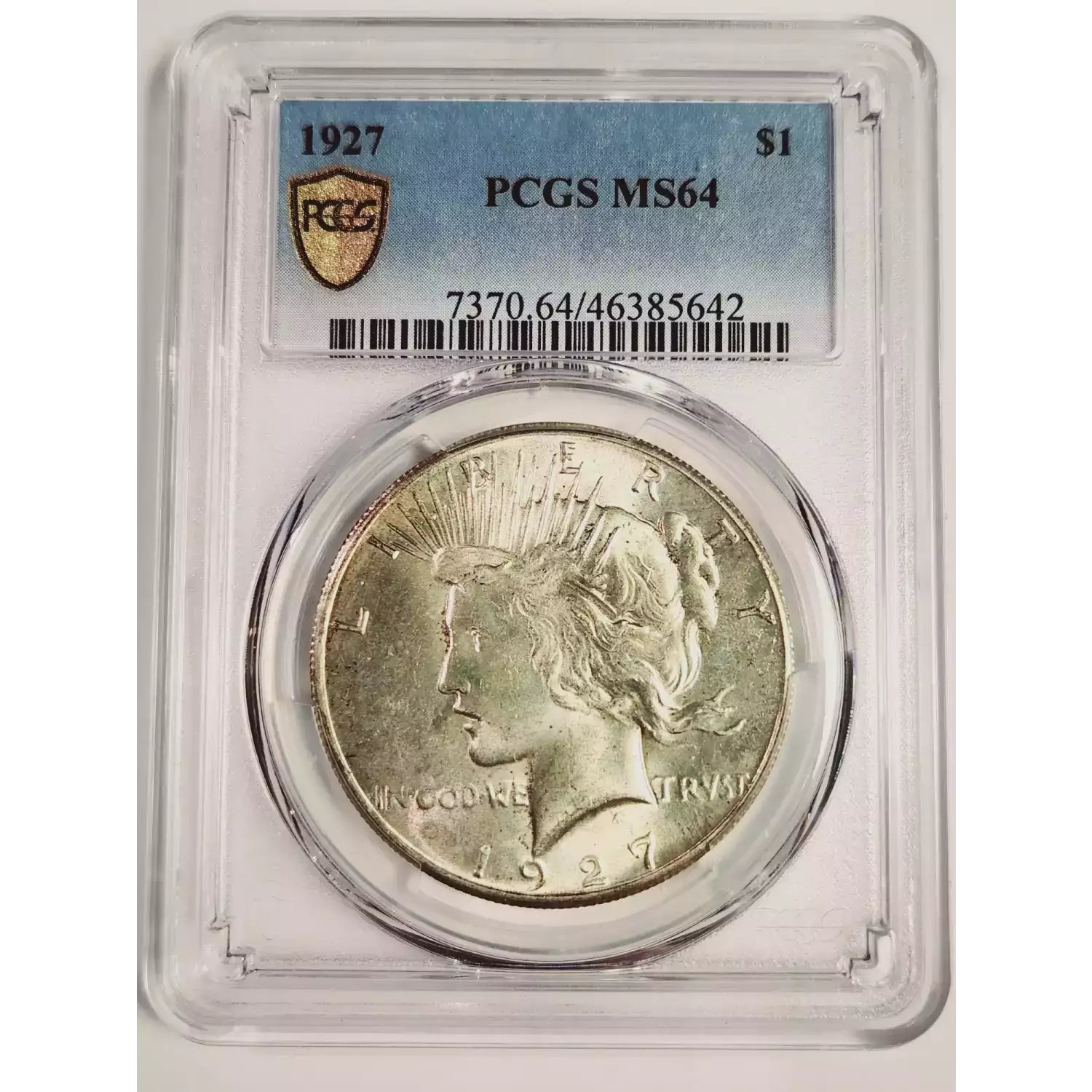 1927 Peace Dollar PCGS MS-64 - Bob Paul Rare Coins